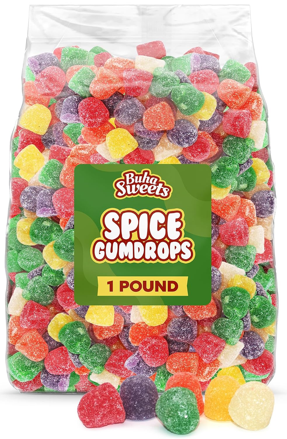 Amazon.com : Assorted Spice Gumdrops Candy 1 Pound Bulk Bag - Classic ...