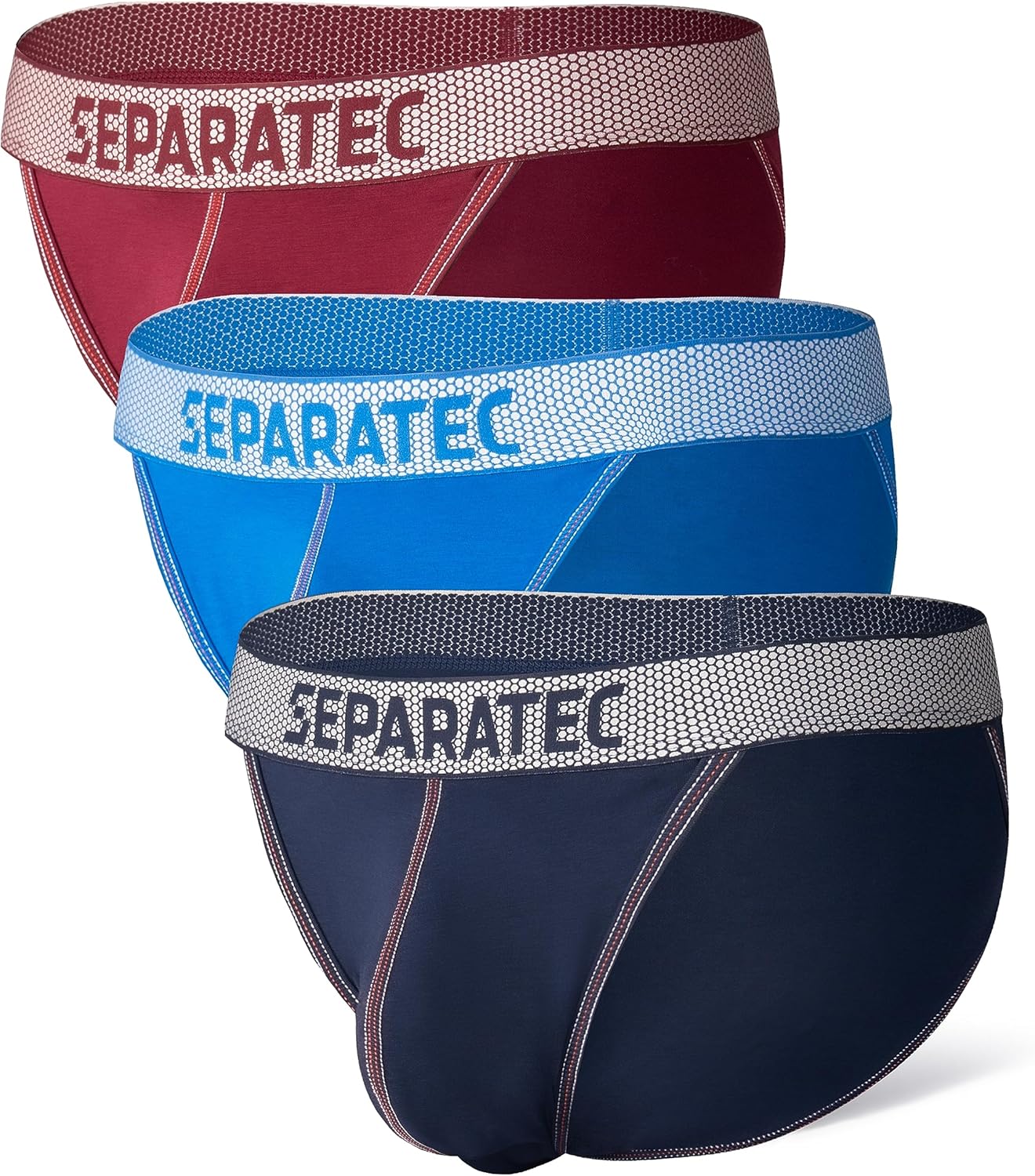 Separatec Men's Bikini Briefs Premium Soft Cotton Modal Bulge Enhancing ...