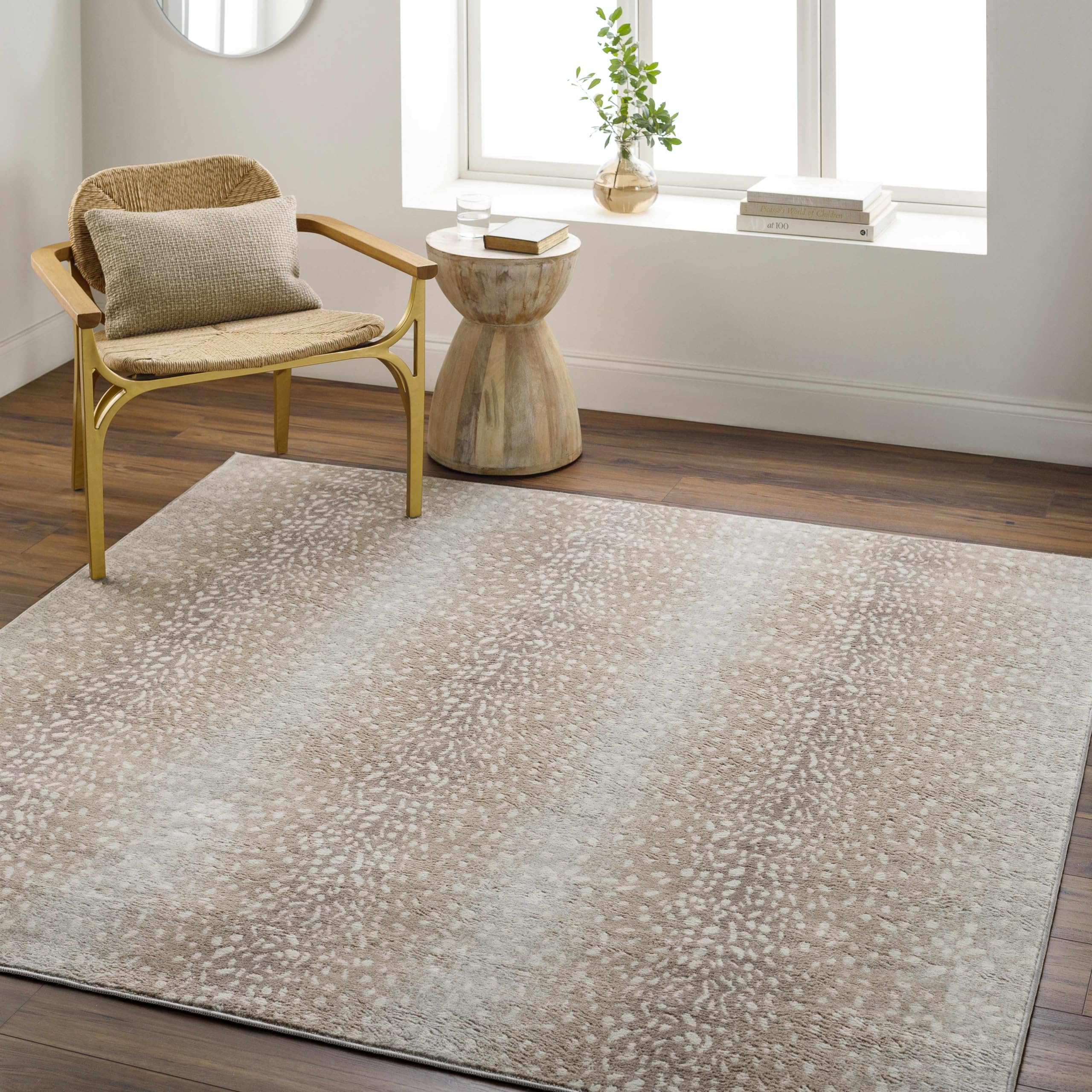 Amazon.com: Hauteloom Pointblank Modern Animal Print Area Rug for ...