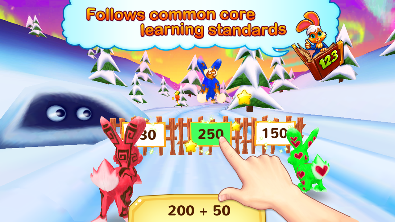Wonder Bunny Math Race: 2nd Grade Advanced Learning App for Numbers ...