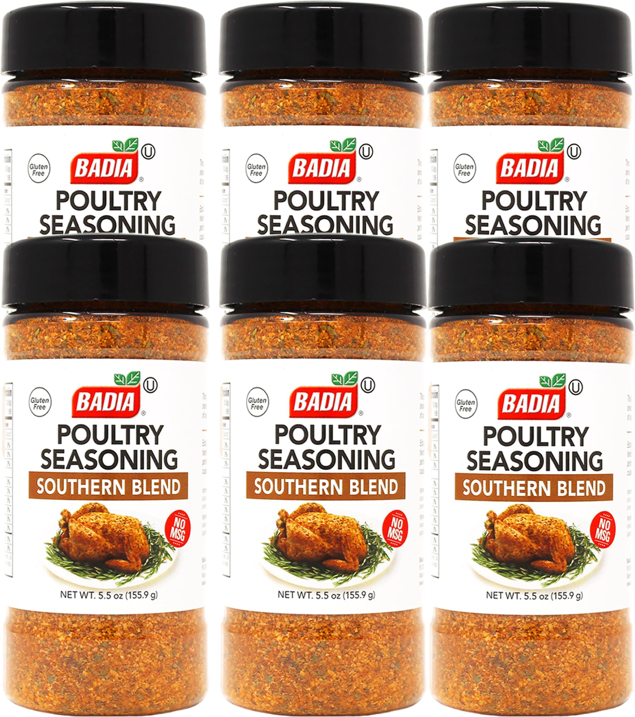 Amazon.com : Badia Poultry Seasoning Southern Blend, 5.5 Ounce (Pack of ...
