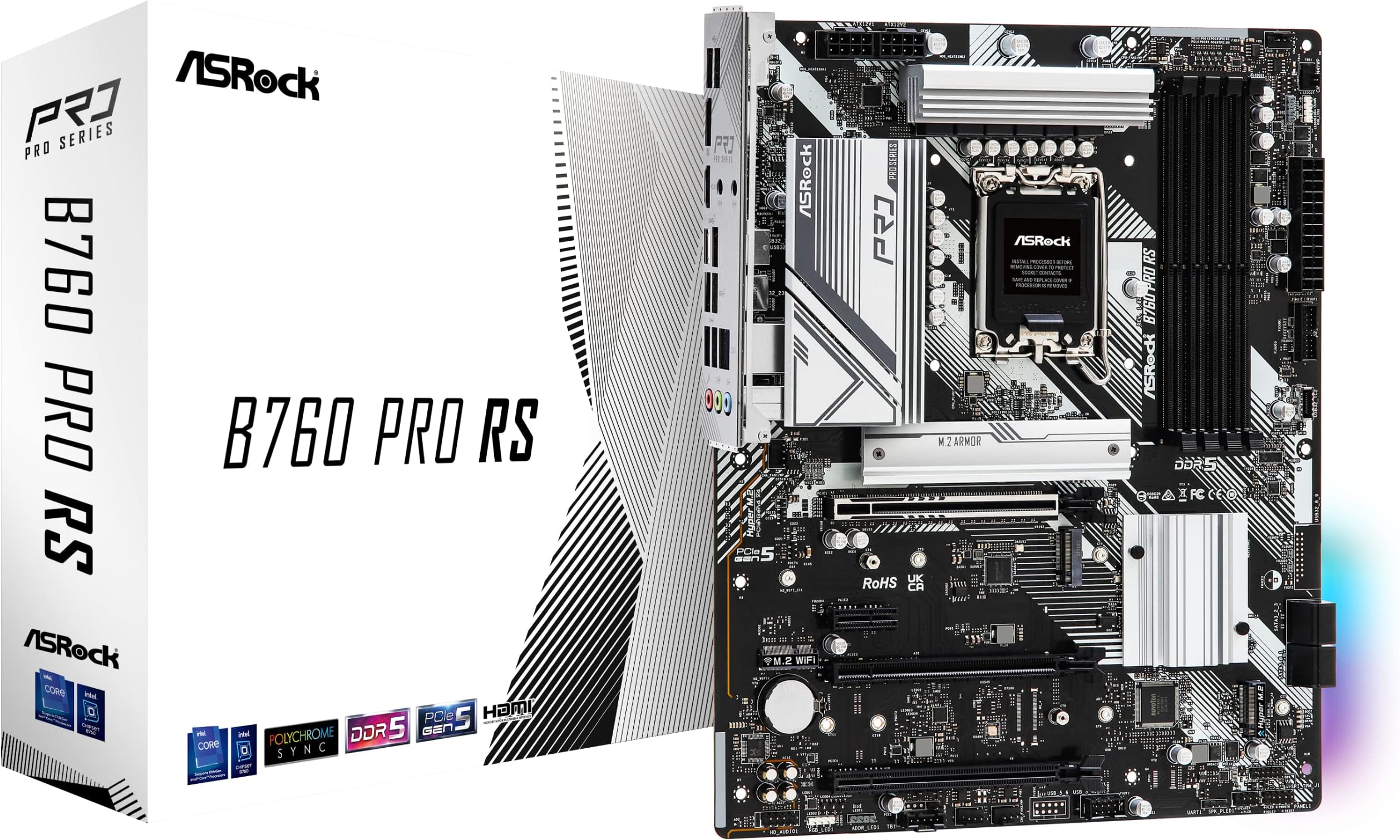 ASUS Prime B760-PLUS Scheda madre Intel LGA 1700 ATX, DDR5 PCIe 5.0, 3 slot M.2, Realtek 2.5Gb ...
