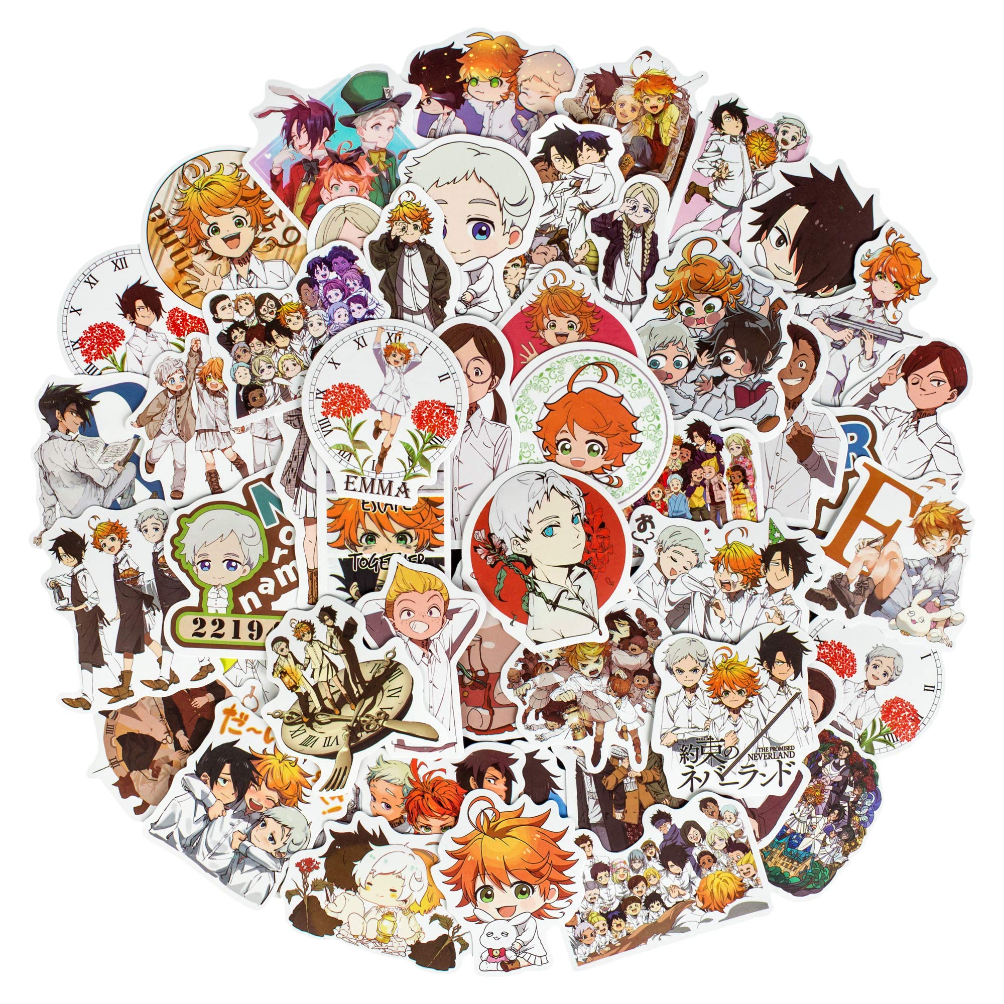 Buy Anime Stickers The Promised Neverland Stickers for Water Bottles 50 ...