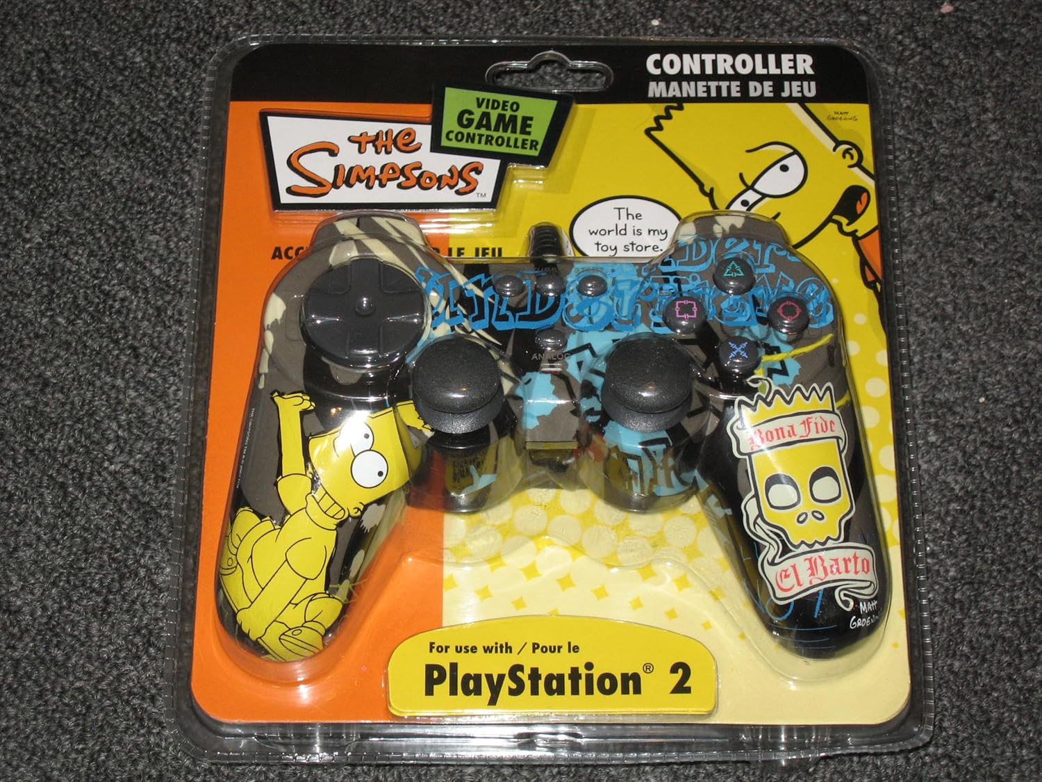 Amazon.com: PS2 Simpsons Controller Bart : Video Games