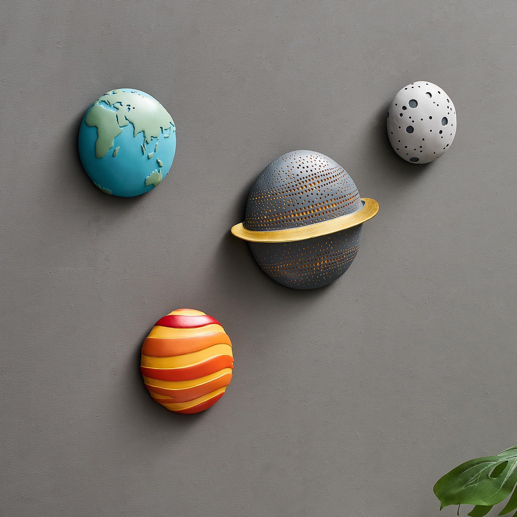 Amazon.com: Octdays Outer Space Planets Decor: Modern Solar System Wall ...