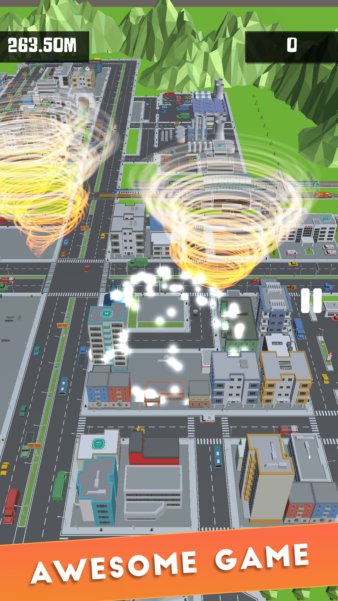 City Tornado Run Thunder Storm Battle Game – Tornado Destroy Mod Disaster Pro Game - App on ...