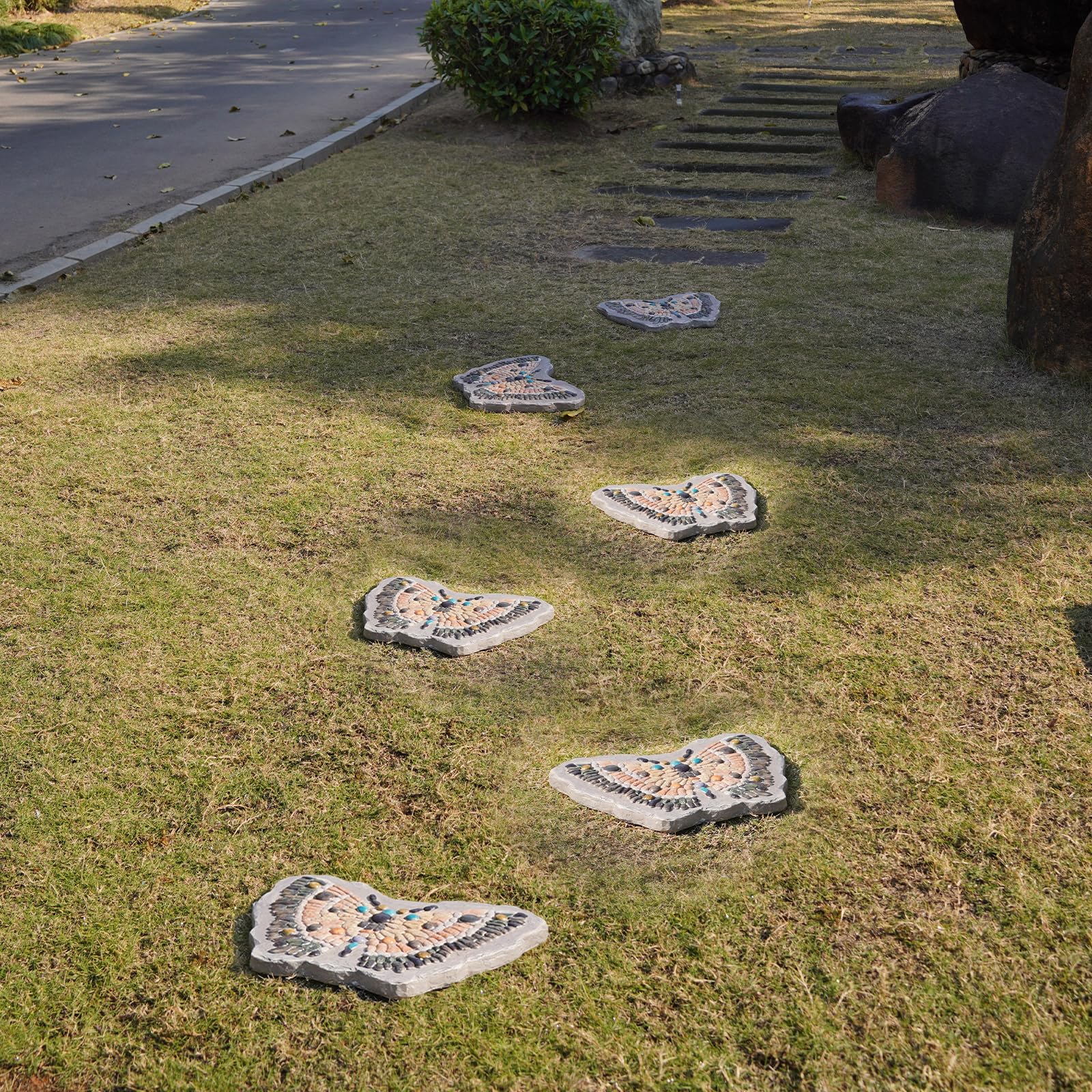 Resin Garden Stepping Stones Lightweight Resin Stepping Stones