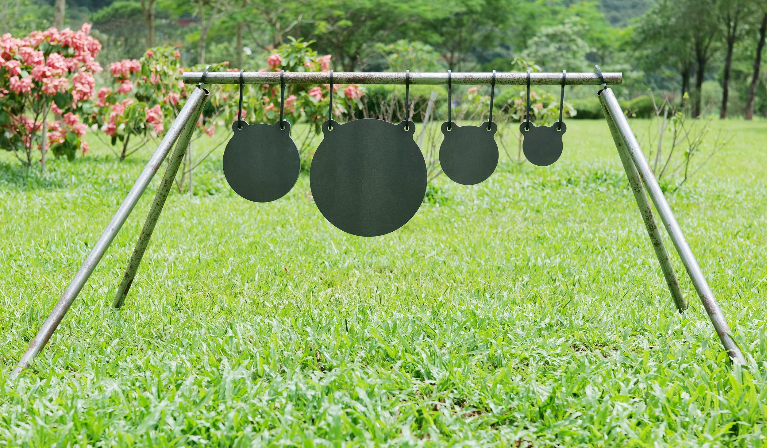 Snapklik.com : Steel Targets For Shooting, Rifle Rated AR500 Steel Gong ...