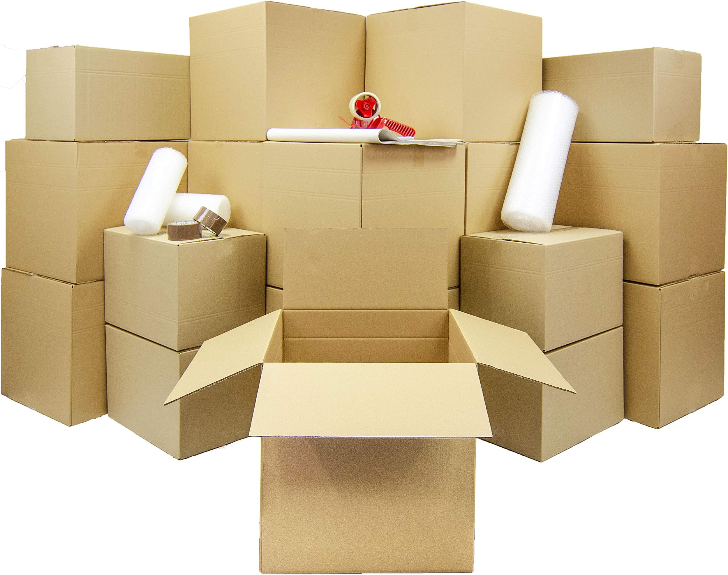 Moving Kit Pack for 3/4 Bedroom - 32 Strong Packing Removal Cardboard ...