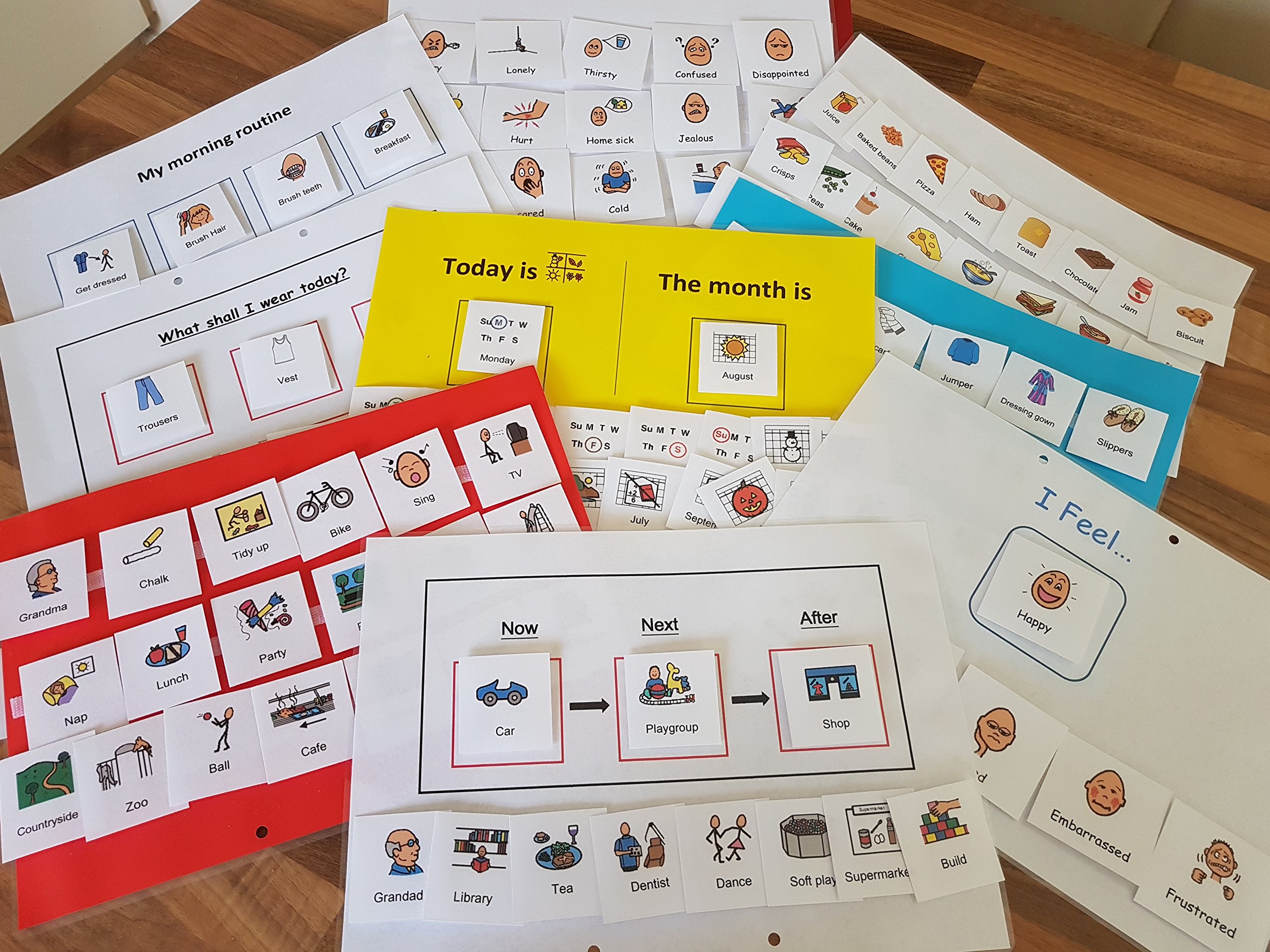 Buy Learning Fun Resources Communication folder - visual aid, Autism ...