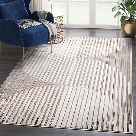 Amazon.com: Abani Rugs Beige Arch Pattern Knot Modern Print Premium ...