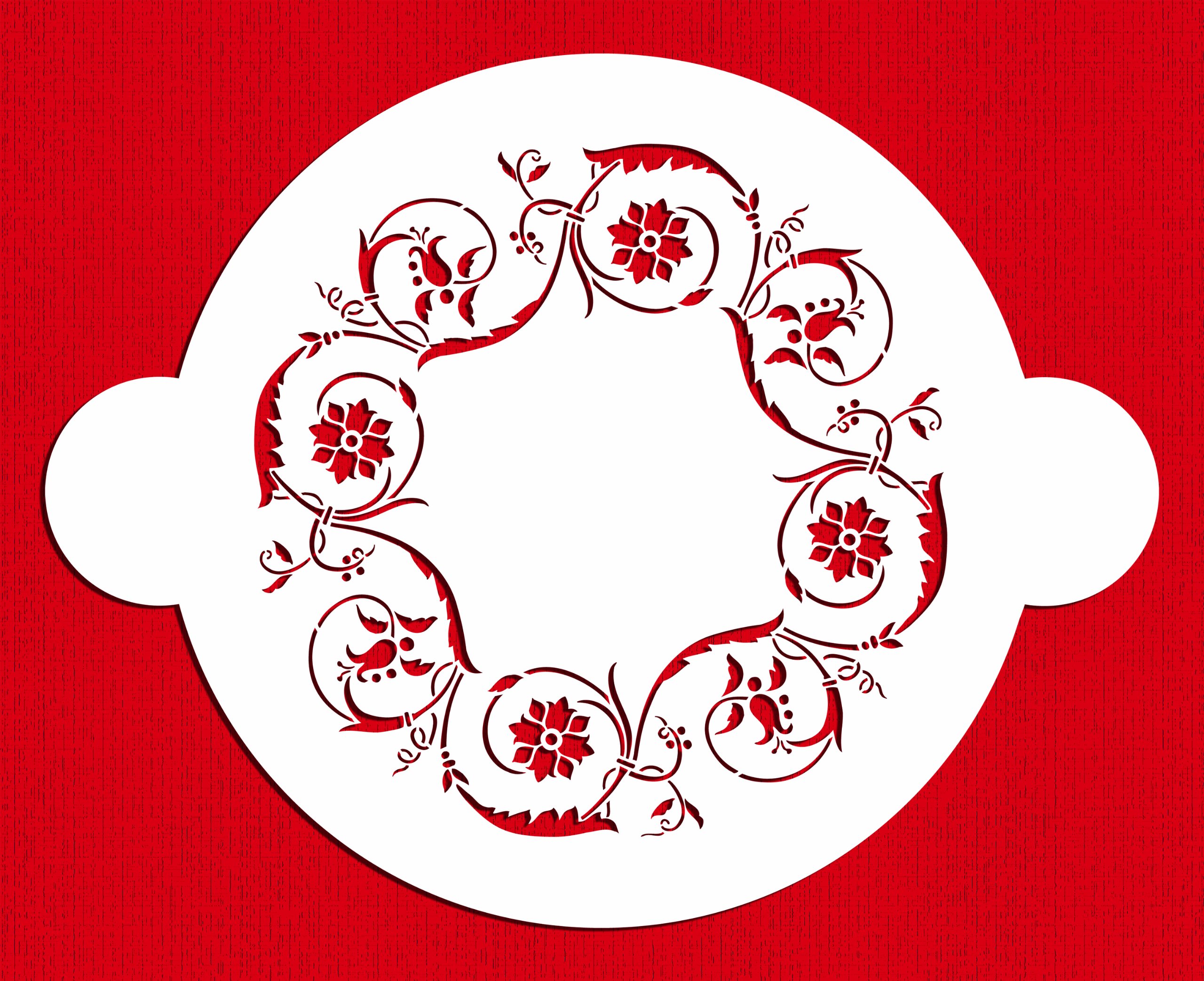 Scroll Stencils For Cakes