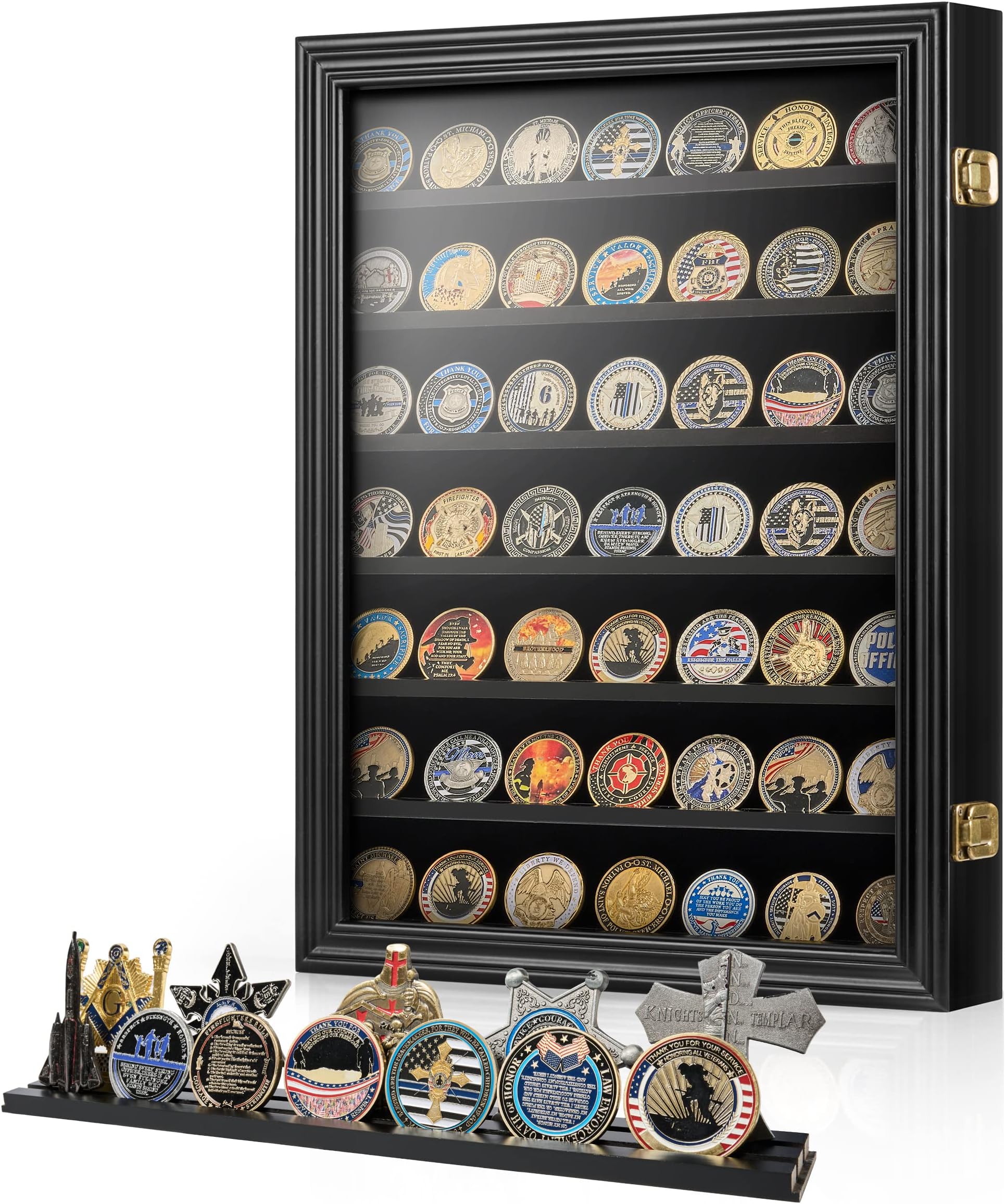 Challenge Coin Wall Display Case, Acrylic Military Challenge Coin ...