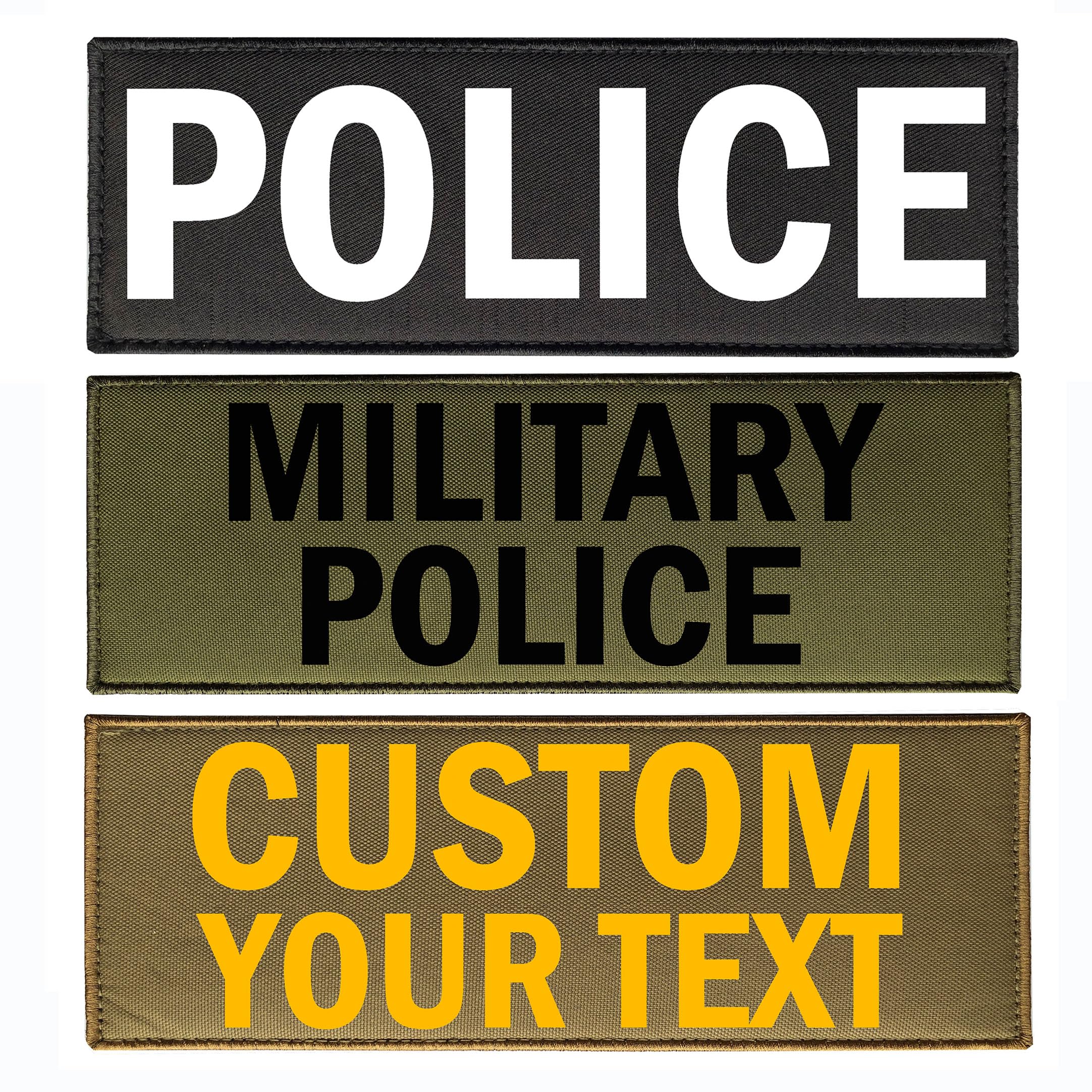 Military Custom Velcro Patches For Vest Ice Patch For Vest Custom 5x1 ...