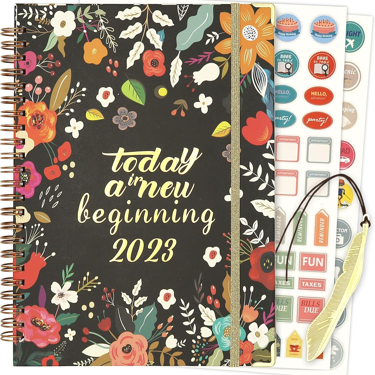 Amazon.com : Planner 2023 - Weekly Monthly Planner,12 Months School ...