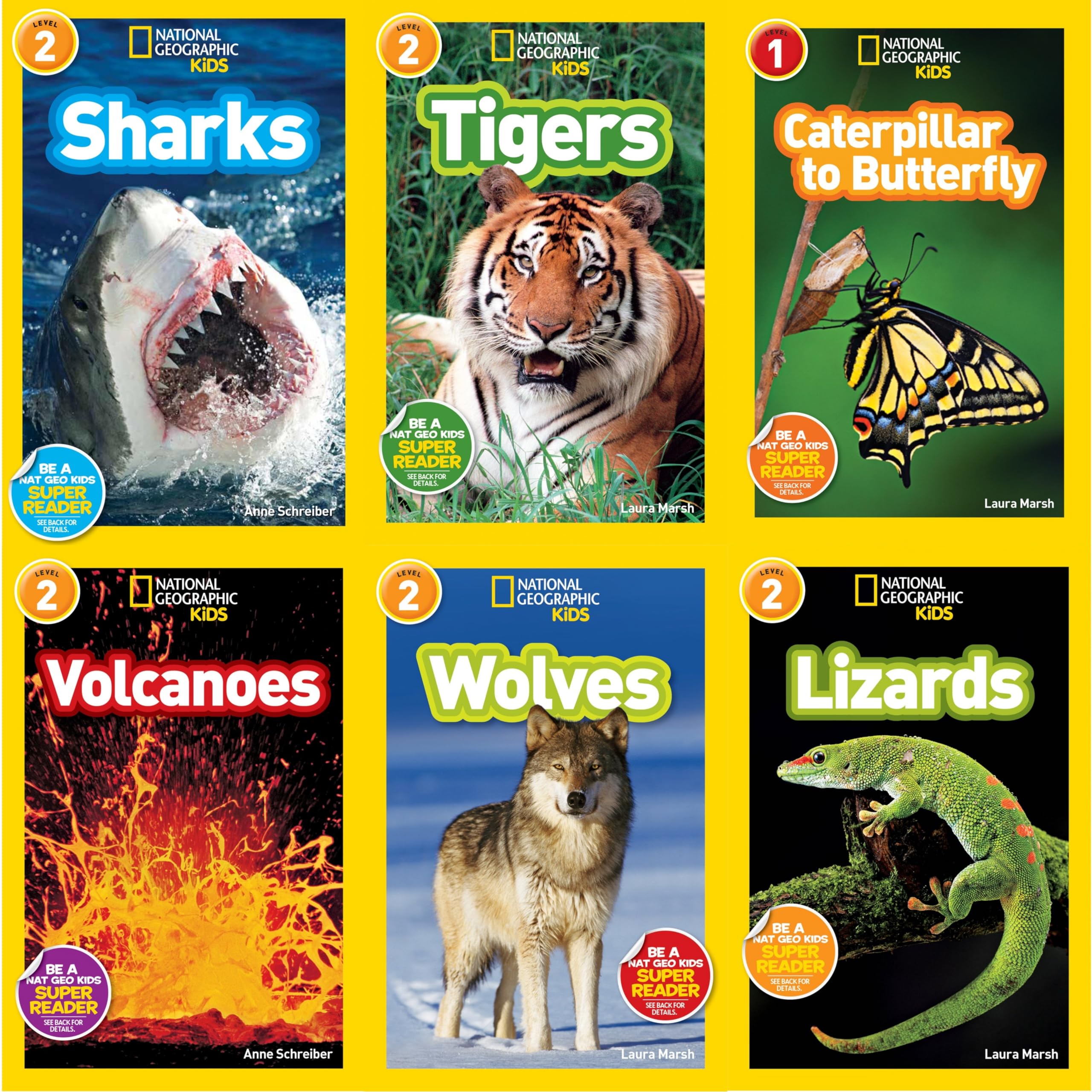 National Geographic Kids Readers 6 Book Set (National Geographic Kids ...