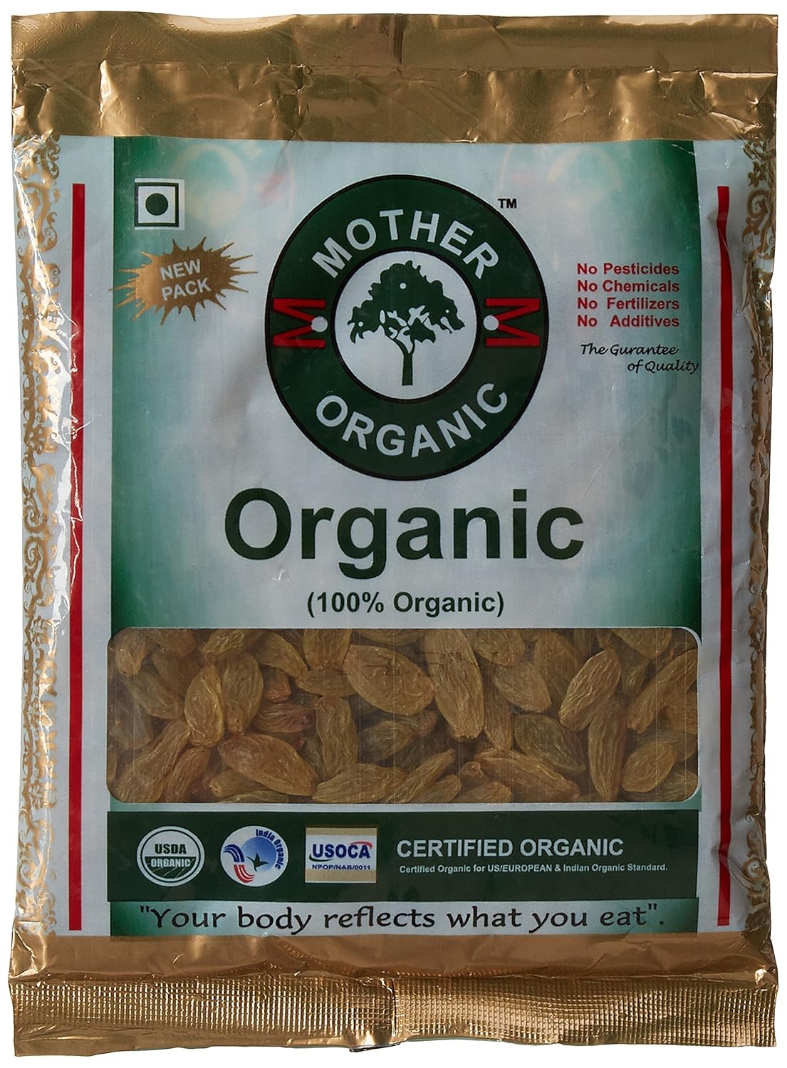Mother Organic Raisin, 250g : Amazon.in: Grocery & Gourmet Foods