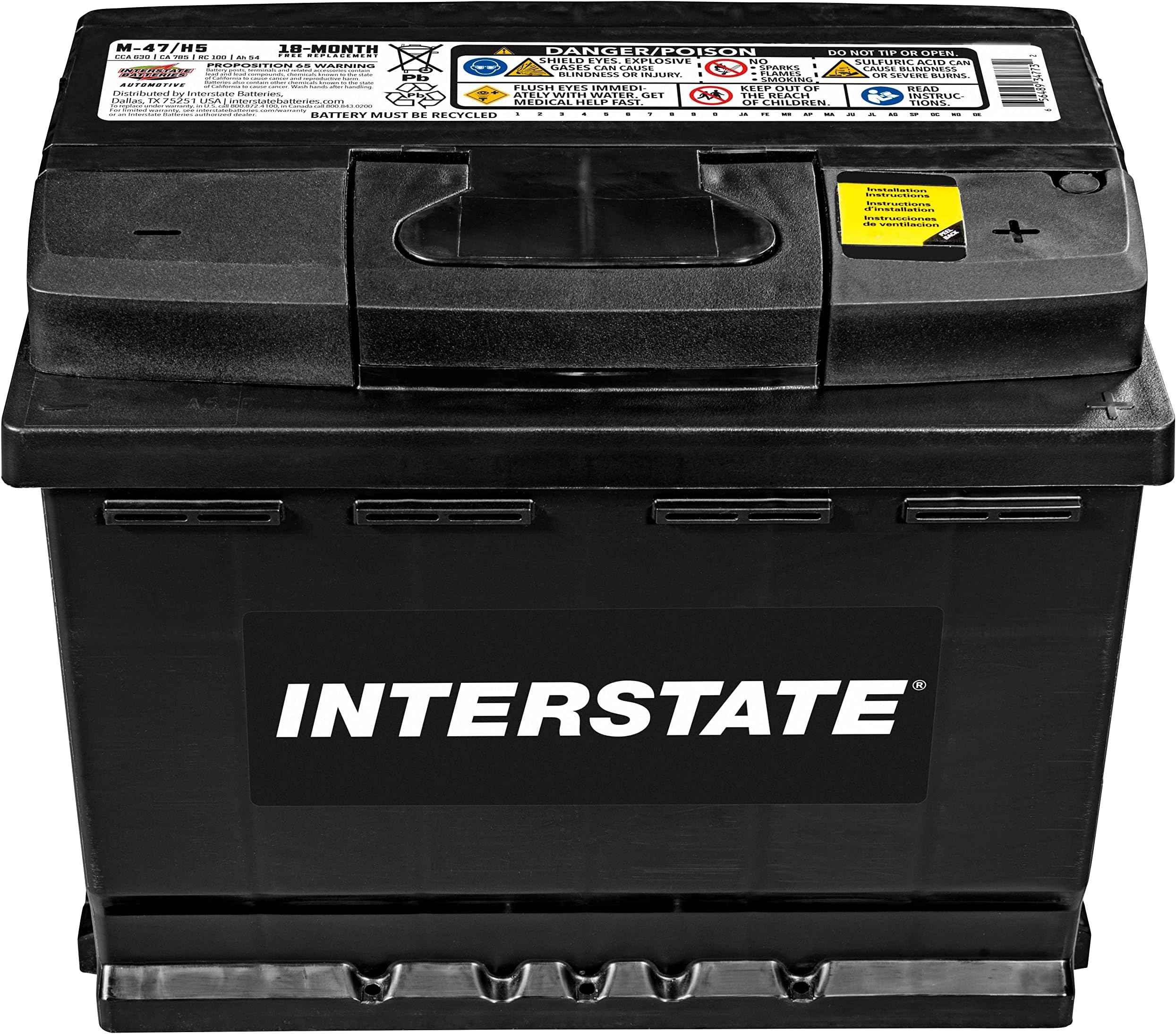 Amazon.com: Interstate Batteries Group H5 Car Battery Replacement (M-47 ...