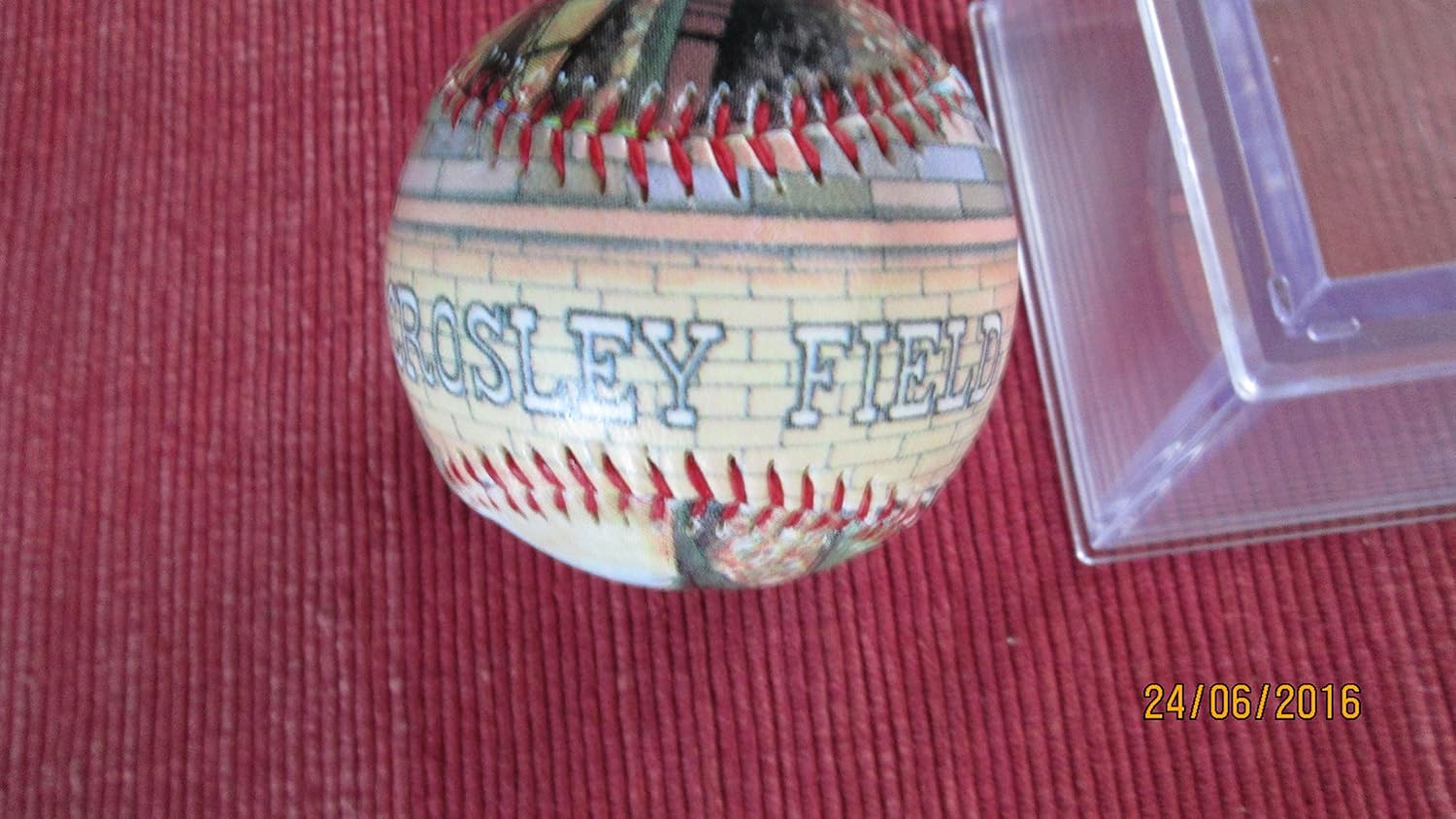 Amazon.com: CROSLEY FIELD Commemorative Baseball IN BALL CUBE-Mint ...