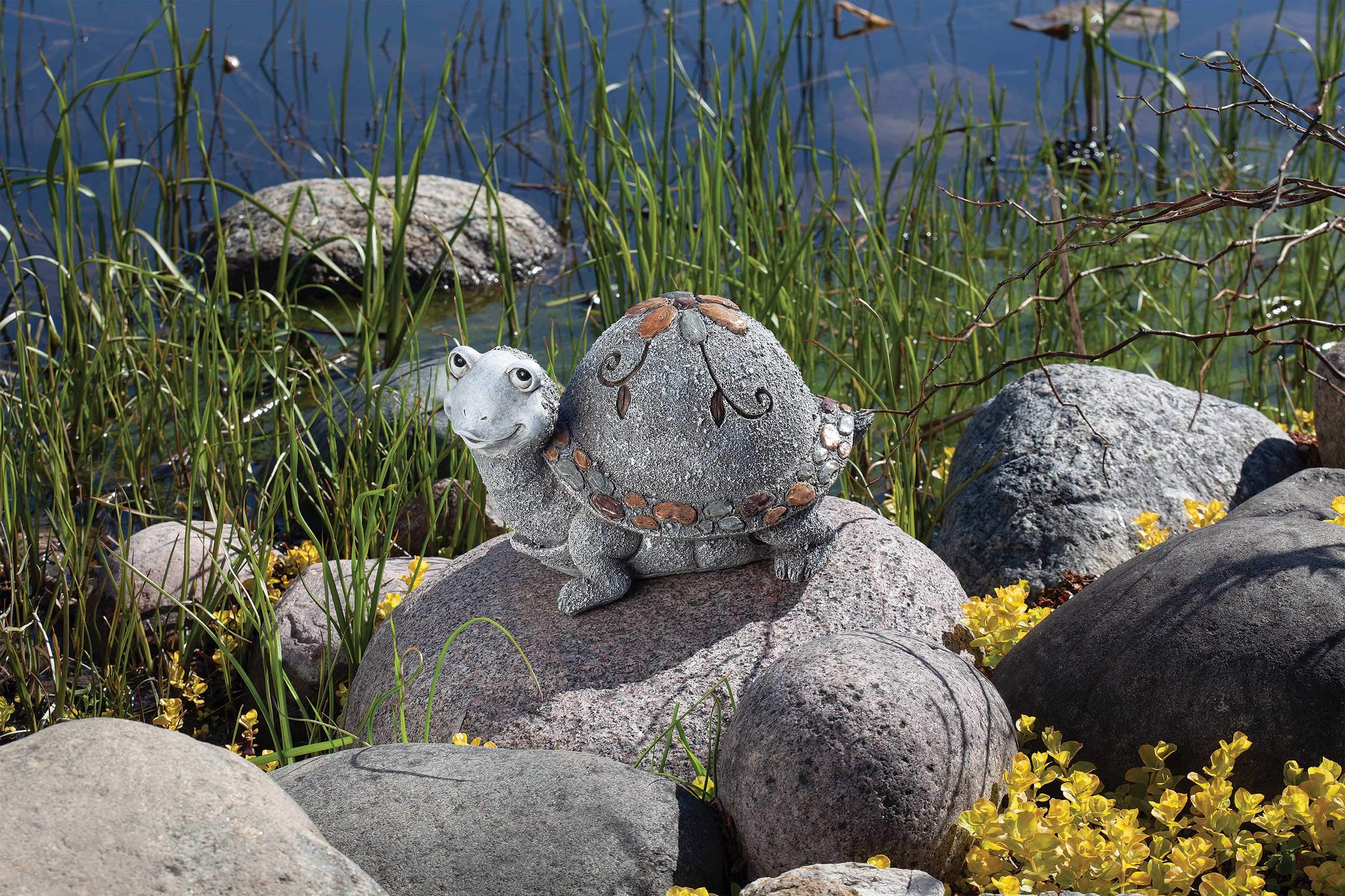 Snapklik.com : Garden - Pebble Turtle Statue, 6H, Garden Collection ...