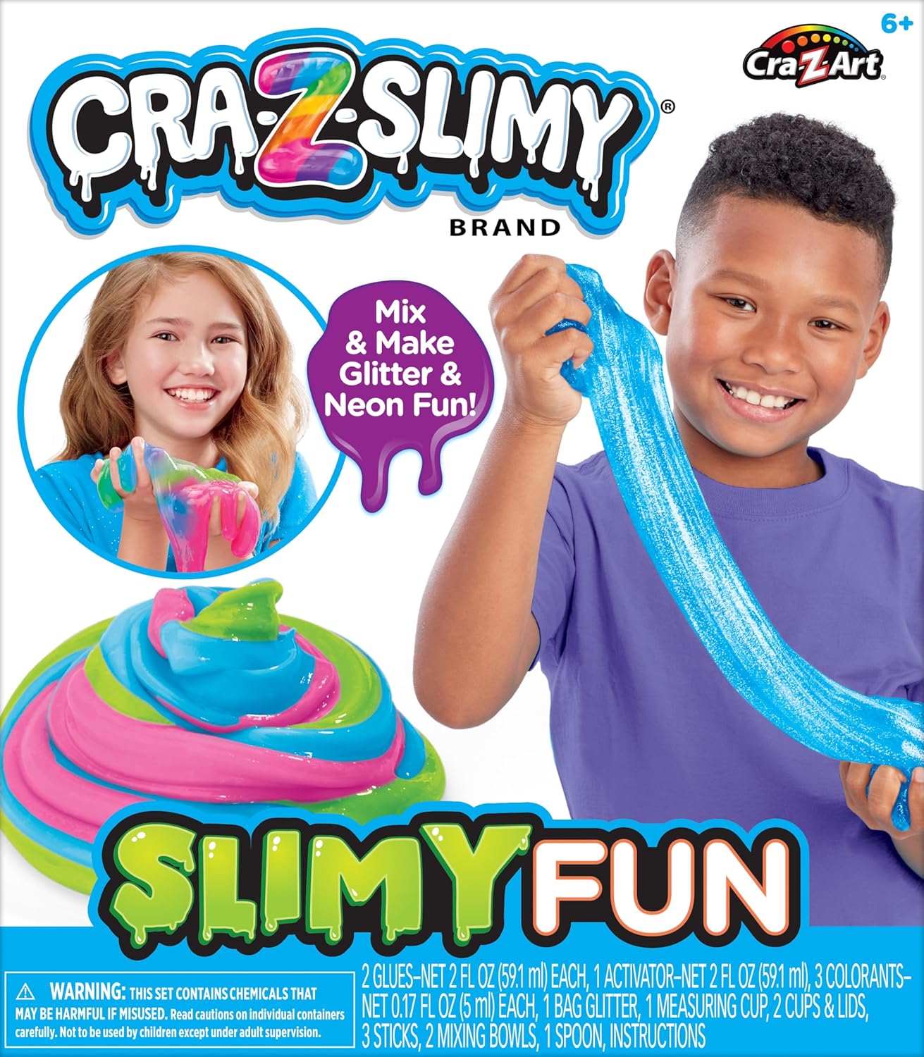 Cra-Z-Slimy Crazy Slimy Slime Slime Fun Kit - make your own slime ...