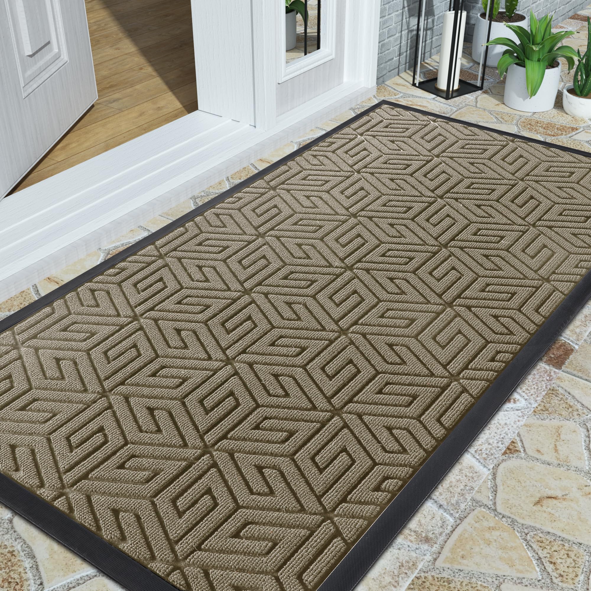Amazon.com: Yimobra Front Door Mat Outside Entrance 47x24, Waterproof ...