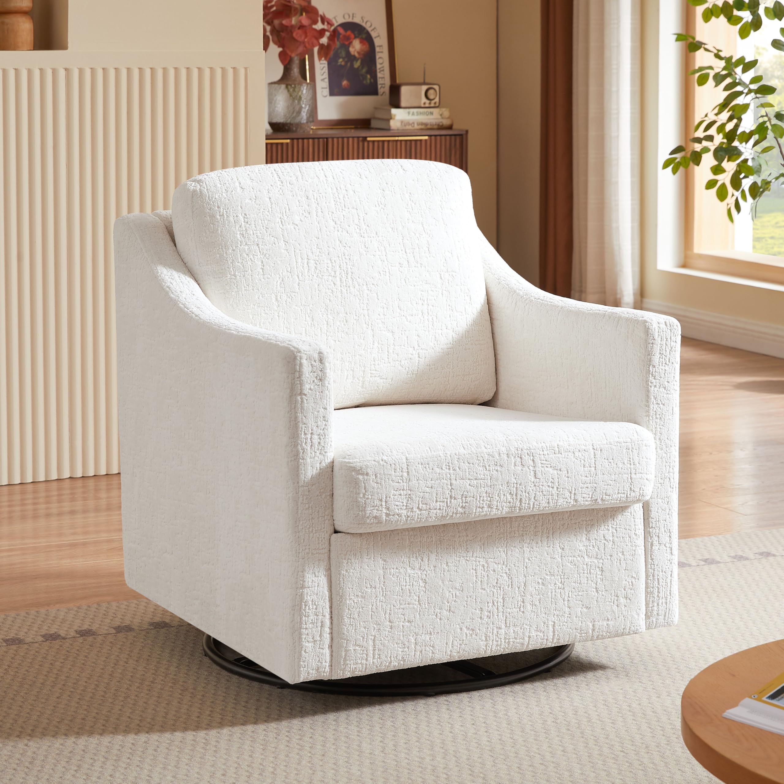 Amazon.com: DDGCSV Swivel Accent Chair - Mid Century Modern Accent ...