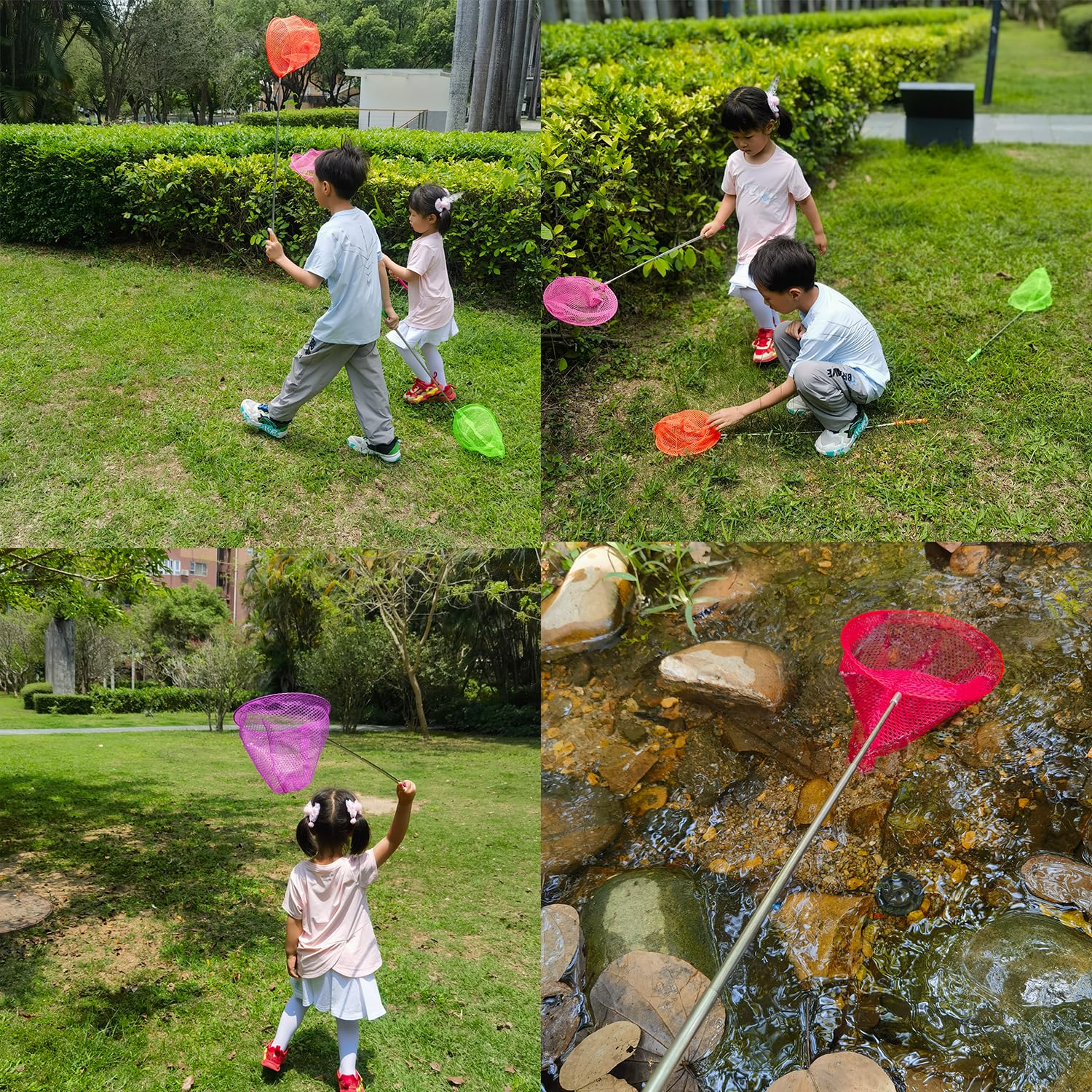 Snapklik.com : Kids Telescopic Butterfly Fishing Nets For Kids Catching ...