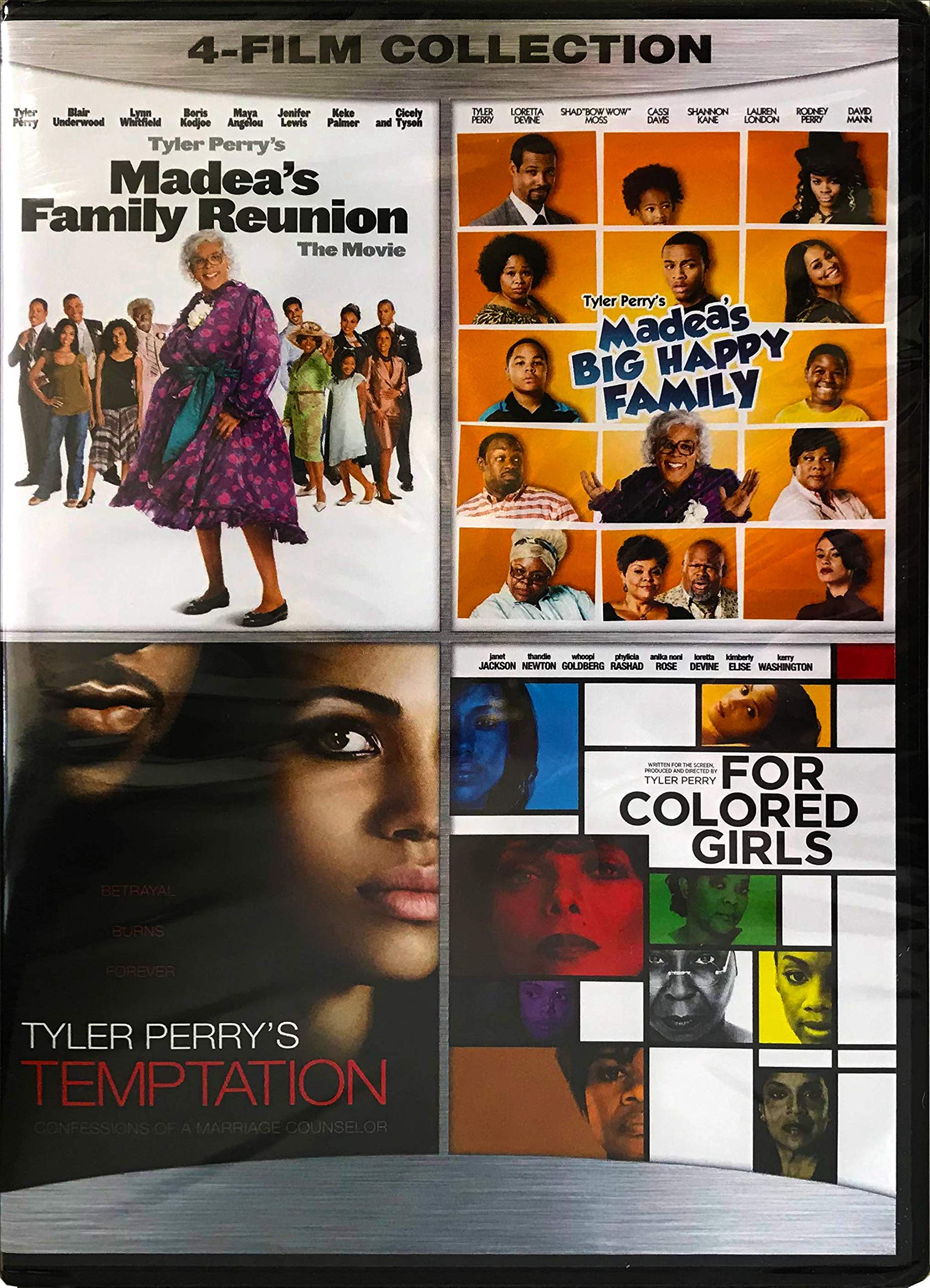 Tyler Perry 4 Film Collection DVD - Madea's Family Reunion / Madea's ...