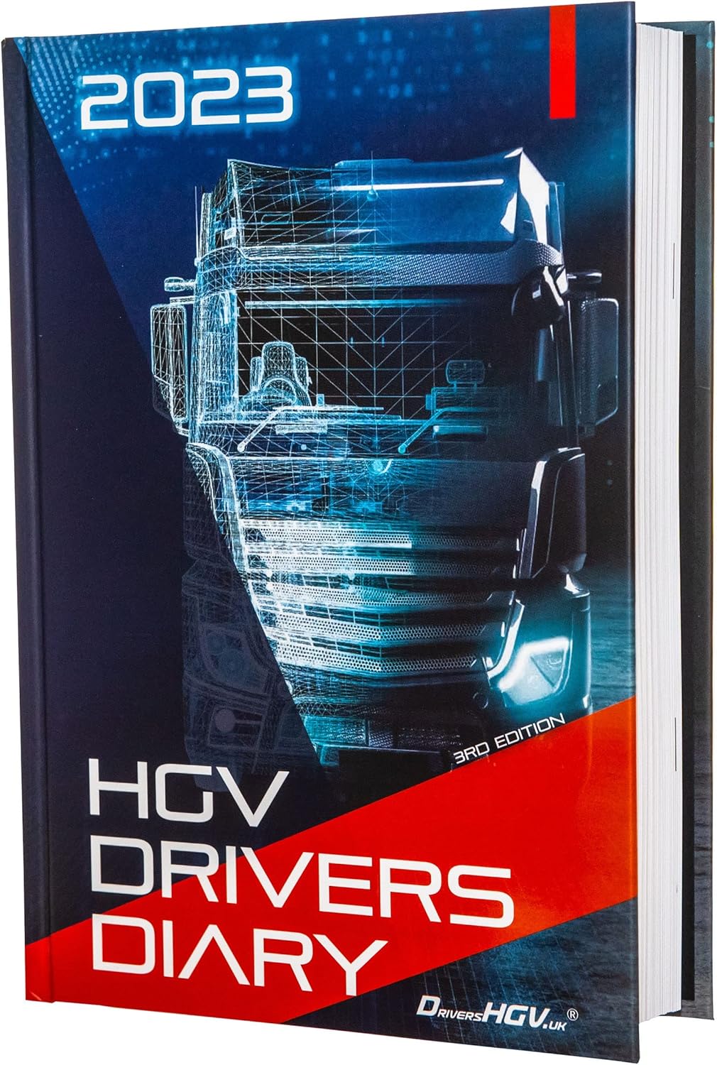HGV Drivers Diary 2023: Trucker Log Book | Weekly Timesheet | Shift ...