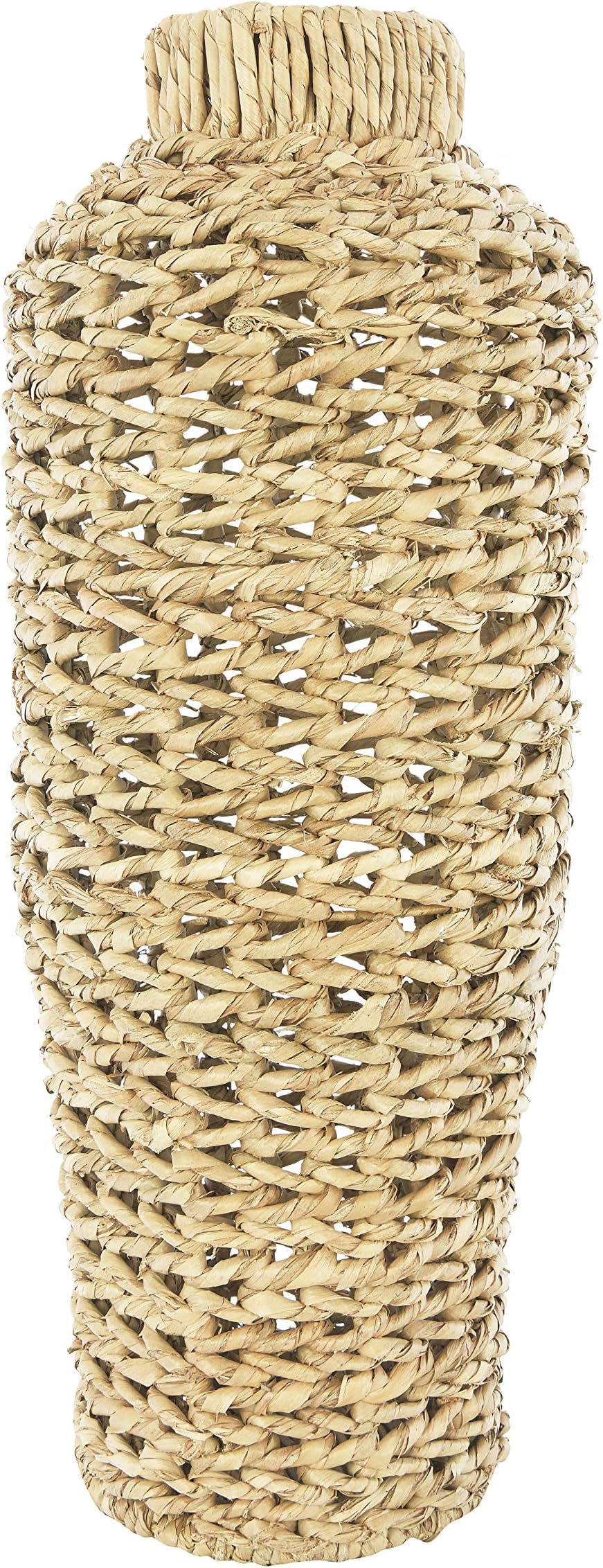 Amazon.com: Alipis Rattan Vase Country Style Woven Plant Basket Rustic ...