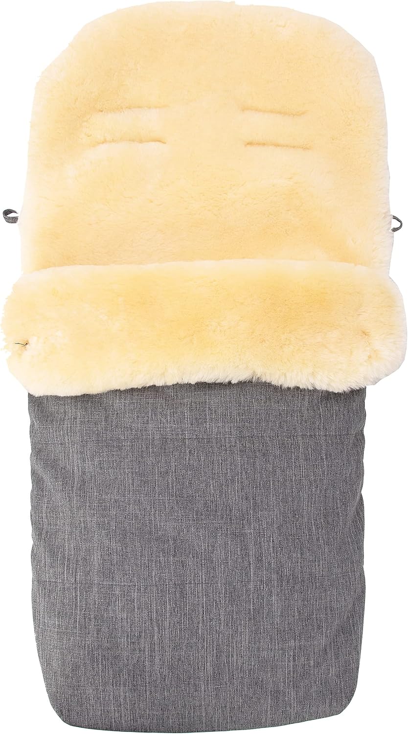 Merauno® Baby Lambskin Footmuff Pram Fur Bag Cuddly Buggy Pram Footmuff ...