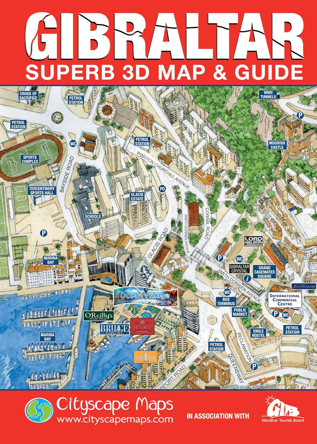 Gibraltar 3D Illustrated Map & Guide: Amazon.co.uk: Books