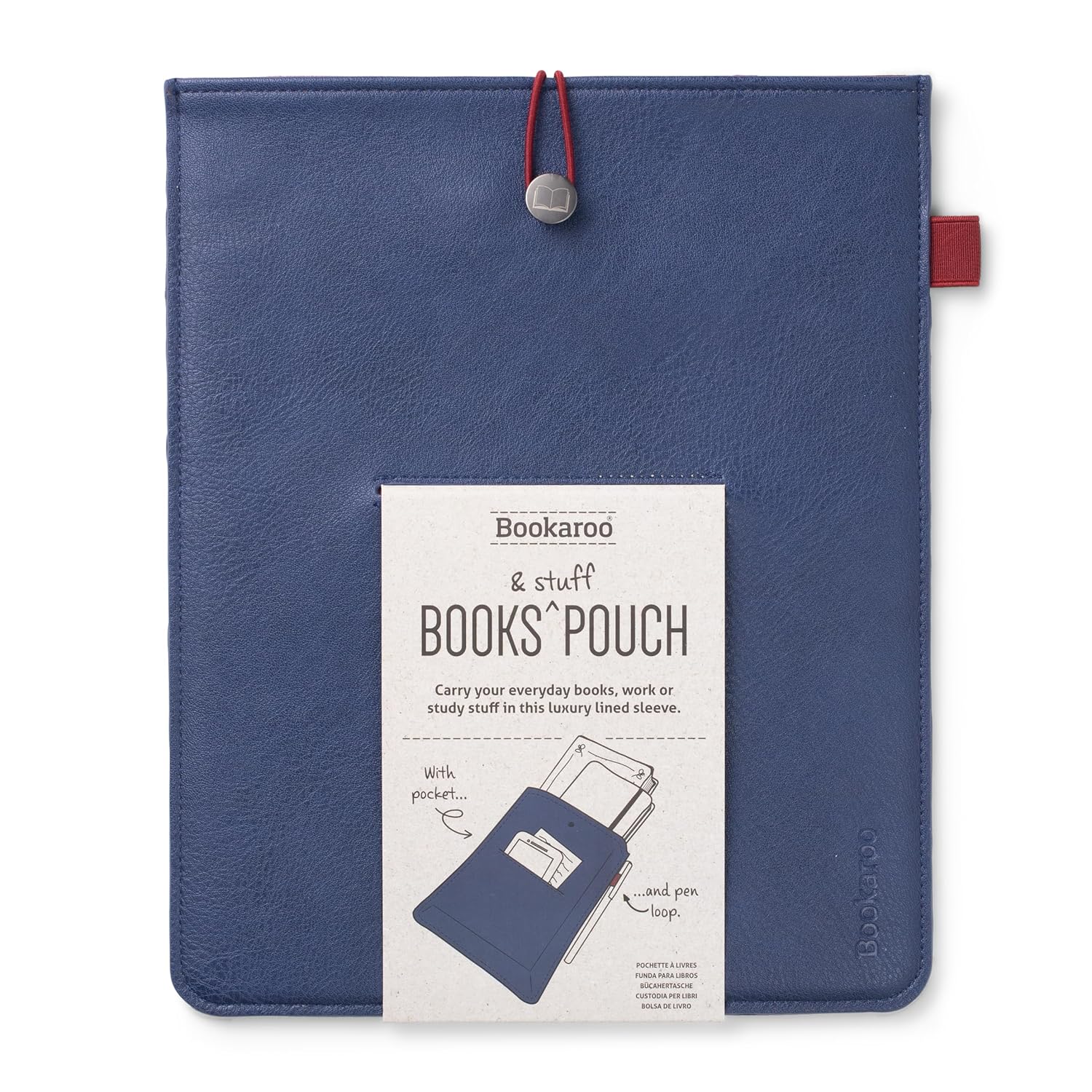 Amazon.com: Bookaroo Book & Stuff Pouch Navy: 5035393433451: If USA ...