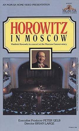 Amazon.com: Horowitz in Moscow - Vladimir Horowitz in Concert at the ...