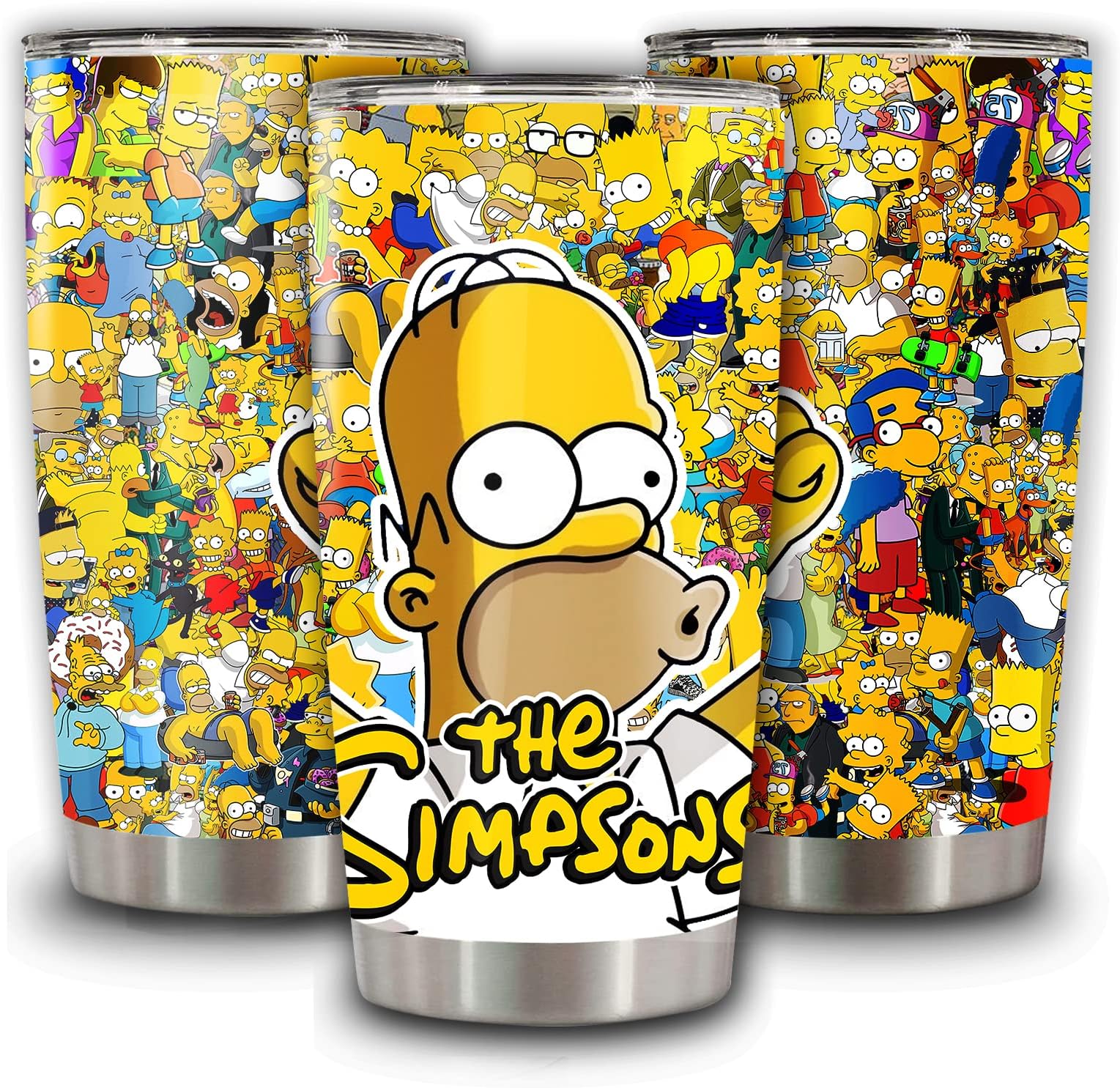 Amazon.com | DUFF Beer Mug - 16oz - The Simpsons Inspired - Thick ...