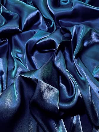 Amazon.com: Wet Liquid Shimmery Chiffon Fabric - 100% Polyester ...