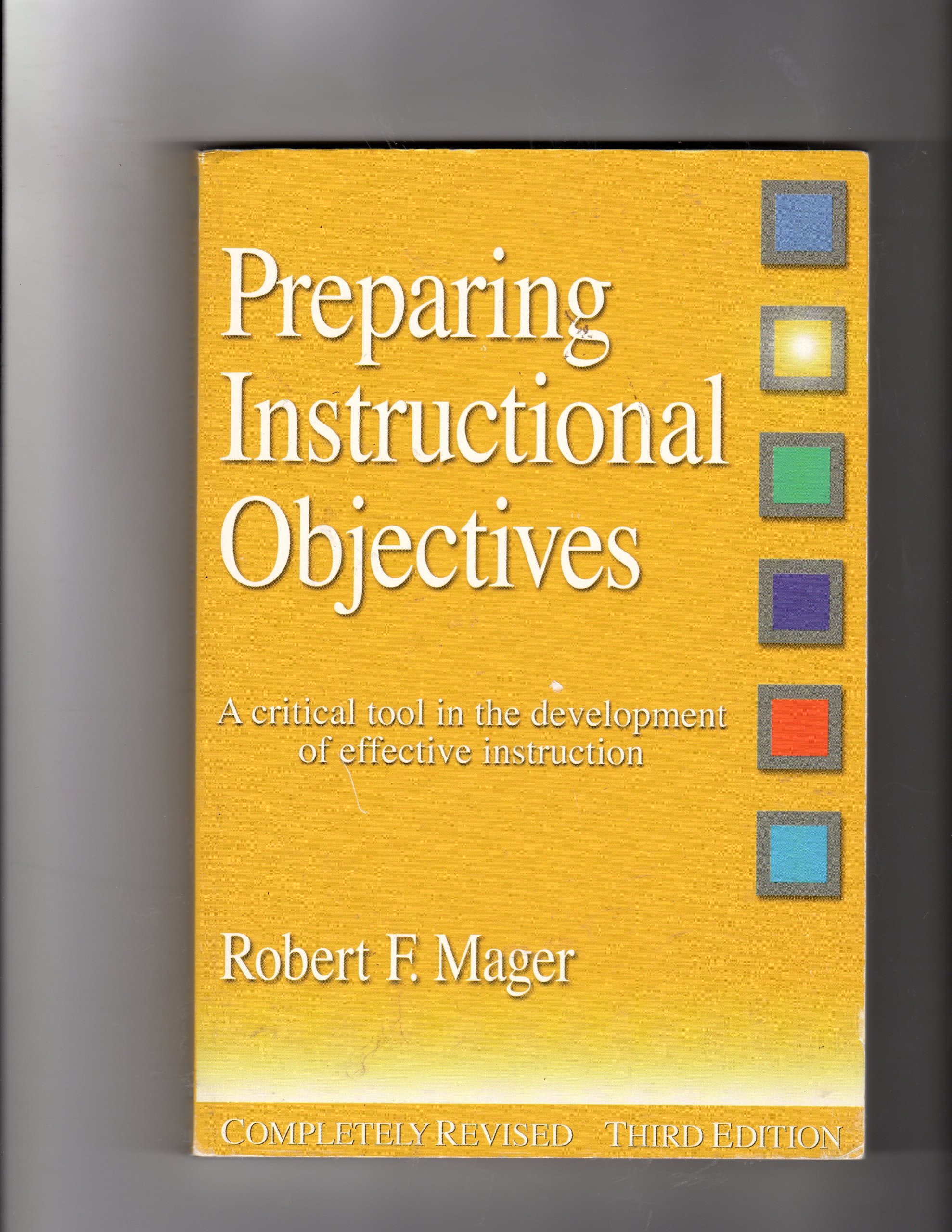 Amazon.com: Preparing Instructional Objectives: A Critical Tool in the ...