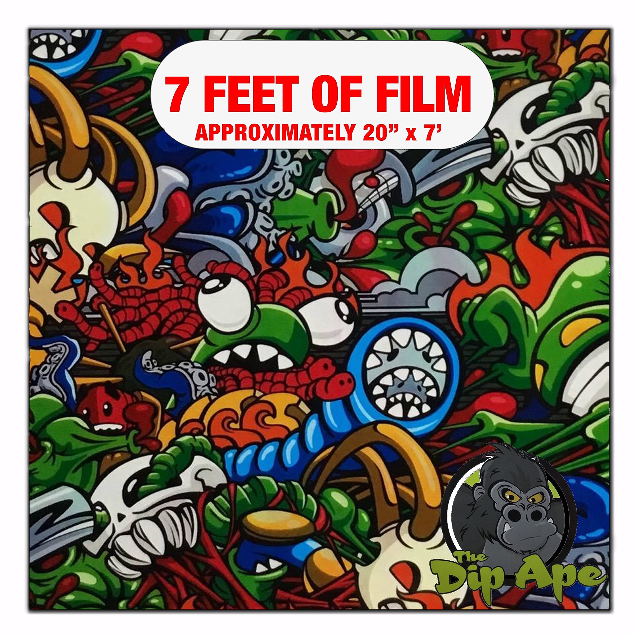 Amazon.com: Hydrographic Film Robot Cartoon World Water Transfer Film ...