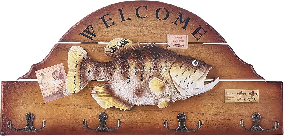 Amazon.co.uk: singing fish plaque