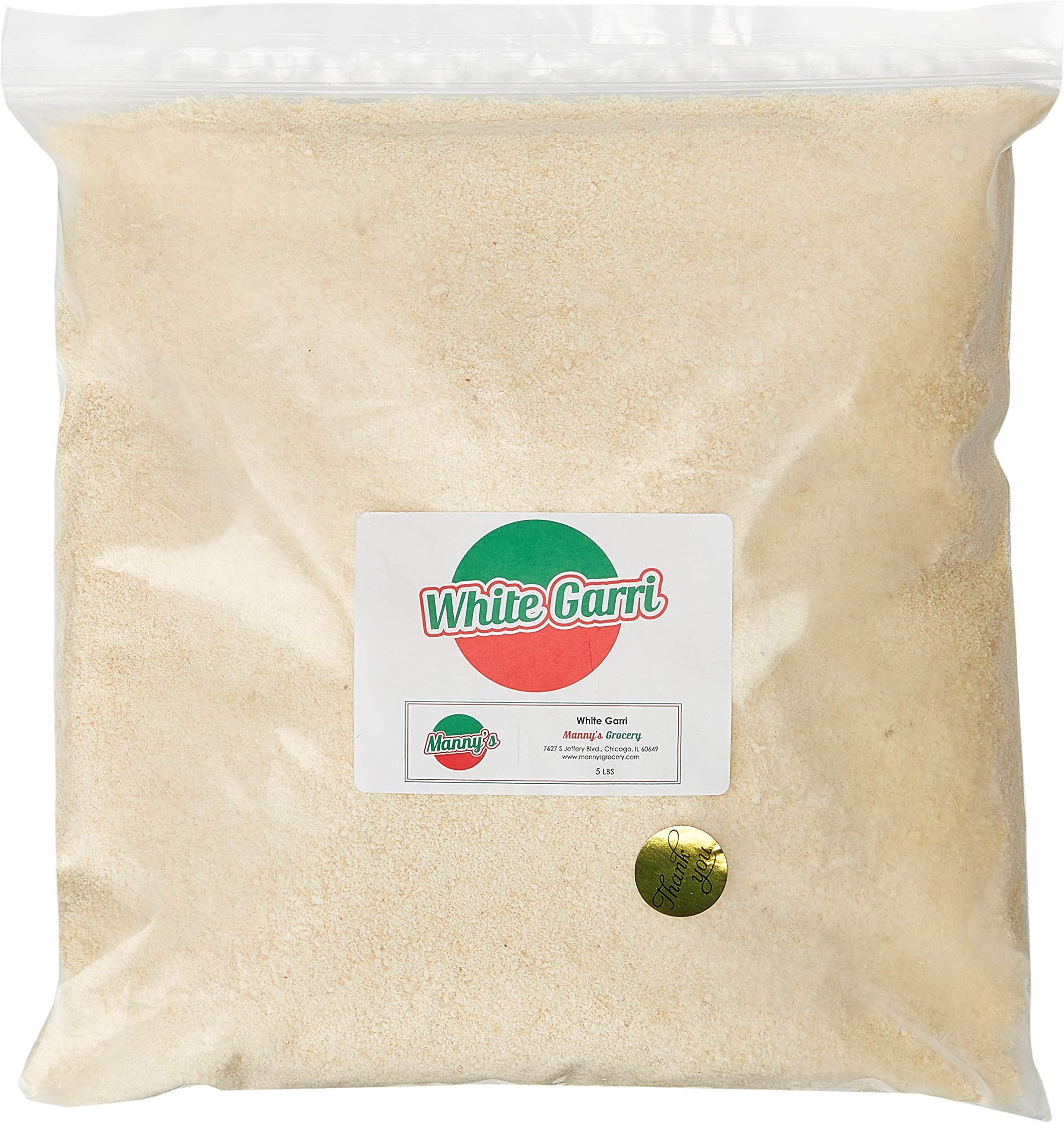 Amazon.com: Sunny Gold Raw Gari Cassava Grits 16 LB (7.26Kg)