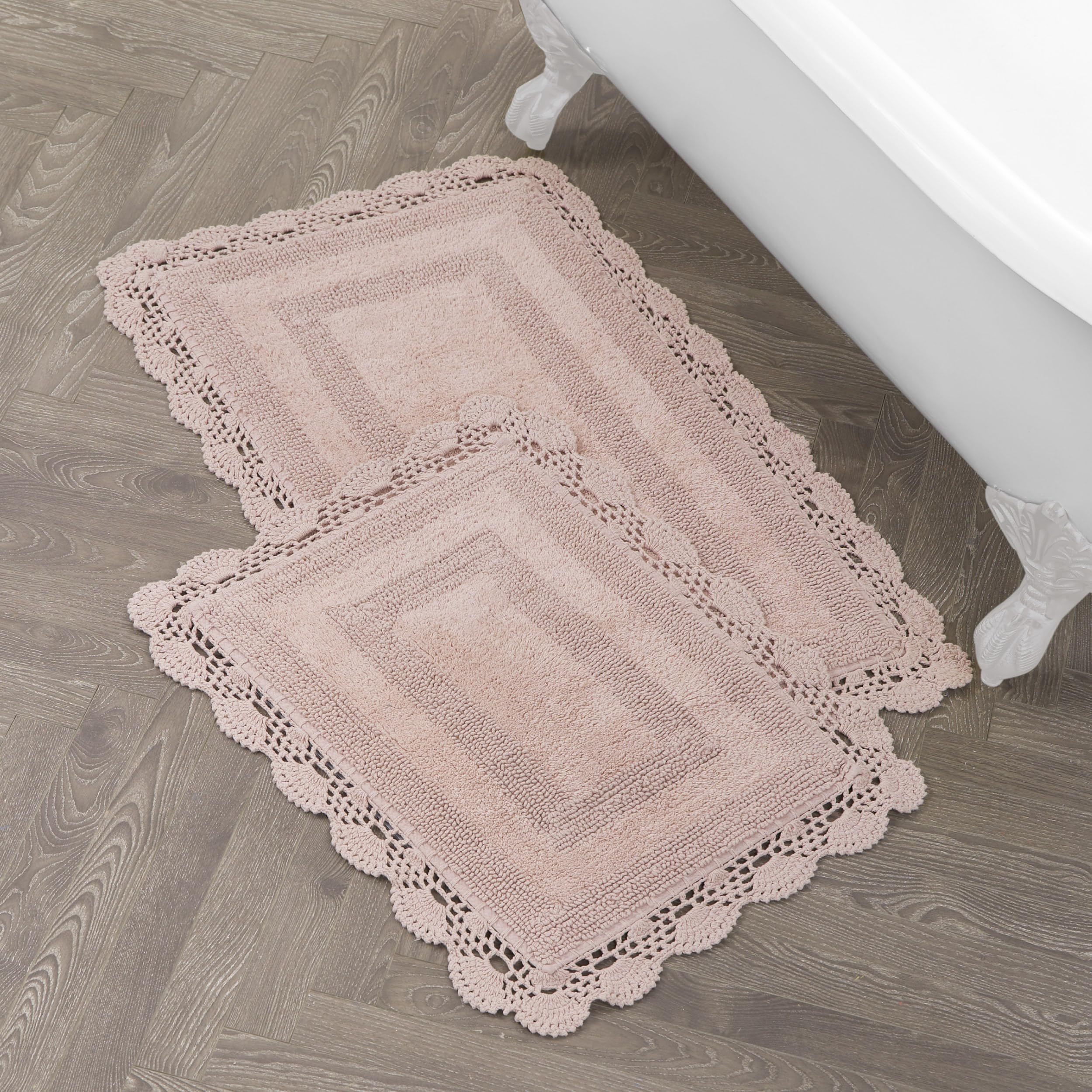 Amazon.com: HOSNYE Shabby Chic Rose Pattern Doormat Lace Frame with A ...