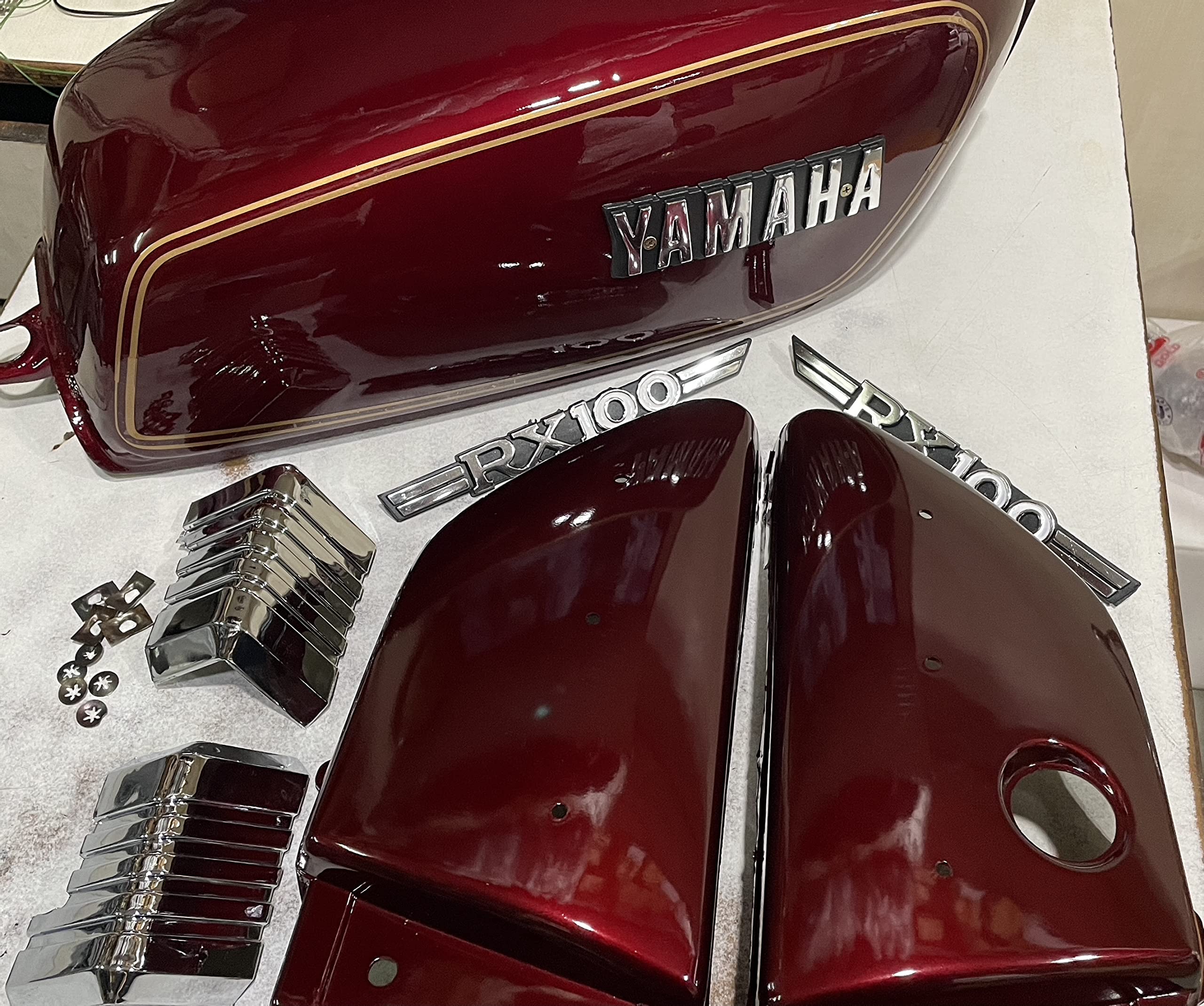 A A I Yamaha Rx100 Rx135 Fuel Tank Complete Body | Desertcart Sri Lanka