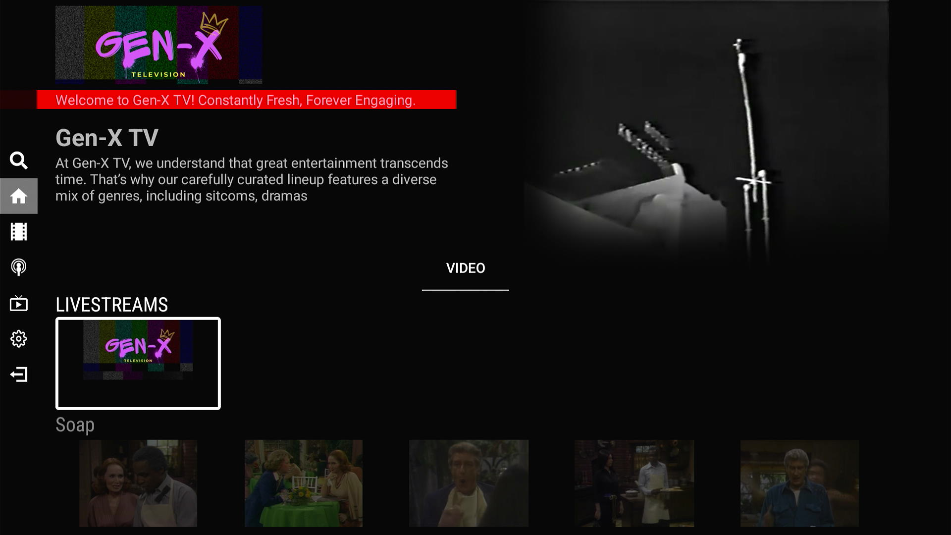 Gen-X TV - App on Amazon Appstore