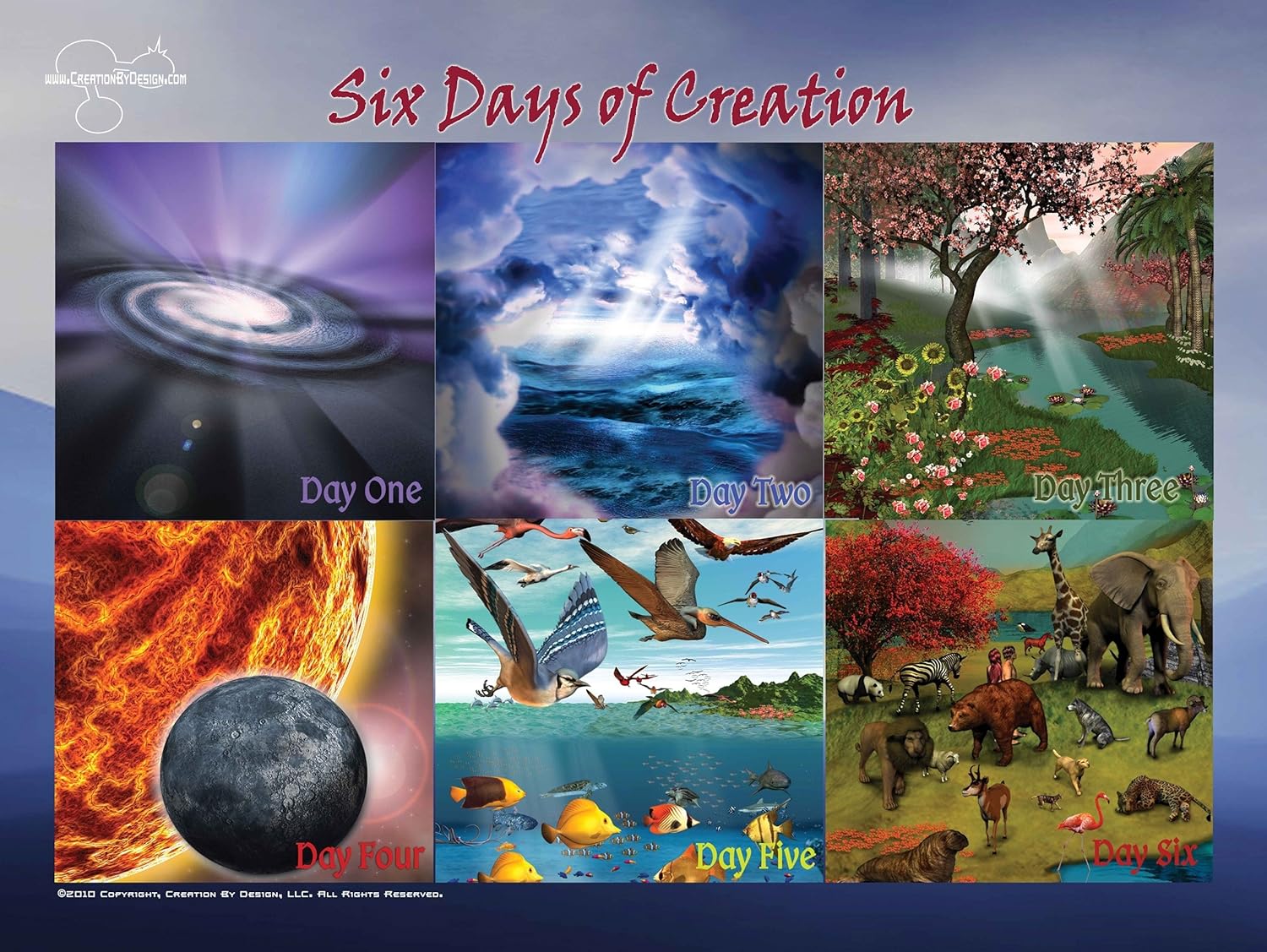 Poster - Six Days of Creation (Creation By Design Posters ...
