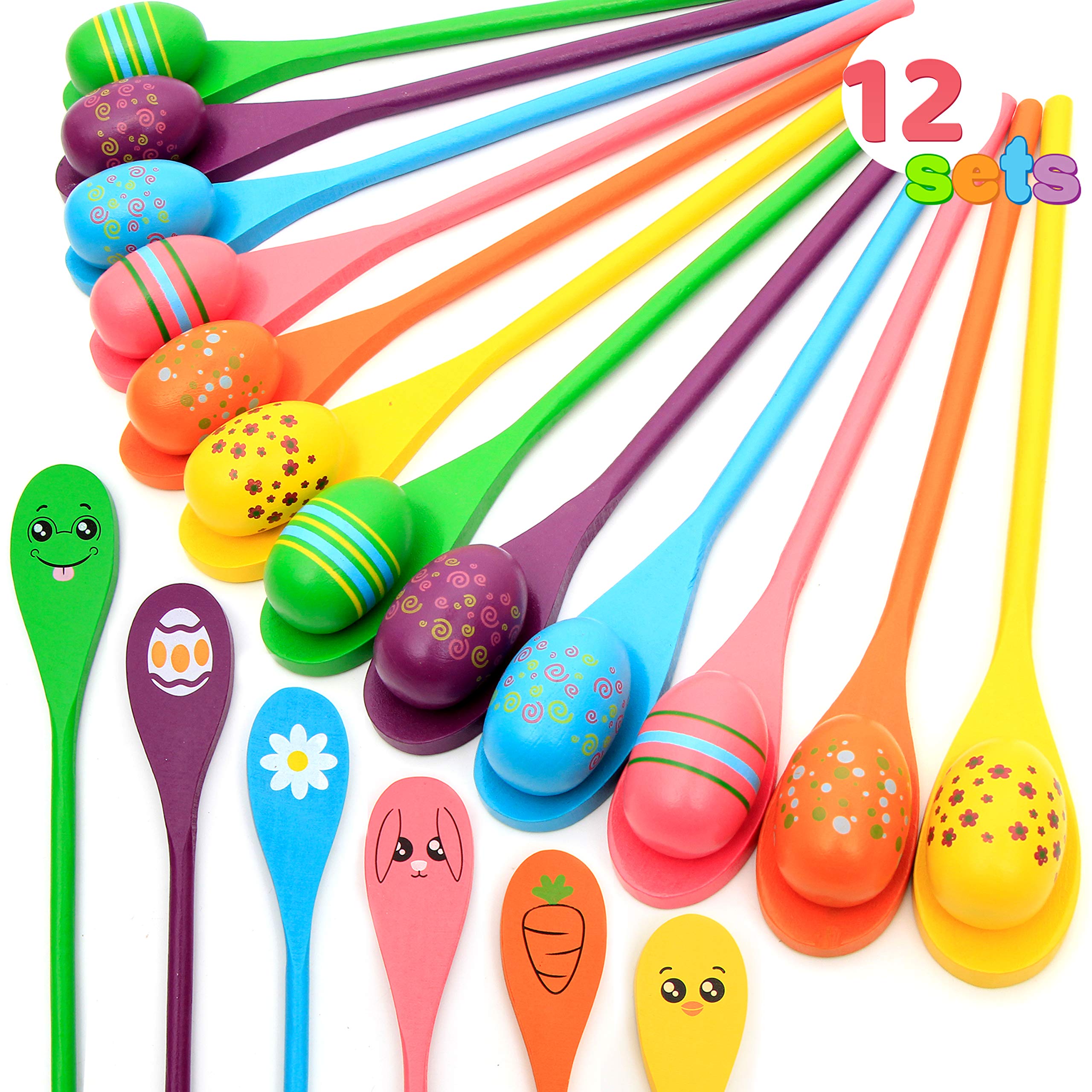 Buy JOYIN 12 Players Carnival Easter Egg And Spoon Relay Game For Kids buy-joyin-12-players-carnival-easter-egg-and-spoon-relay-game-for-kids