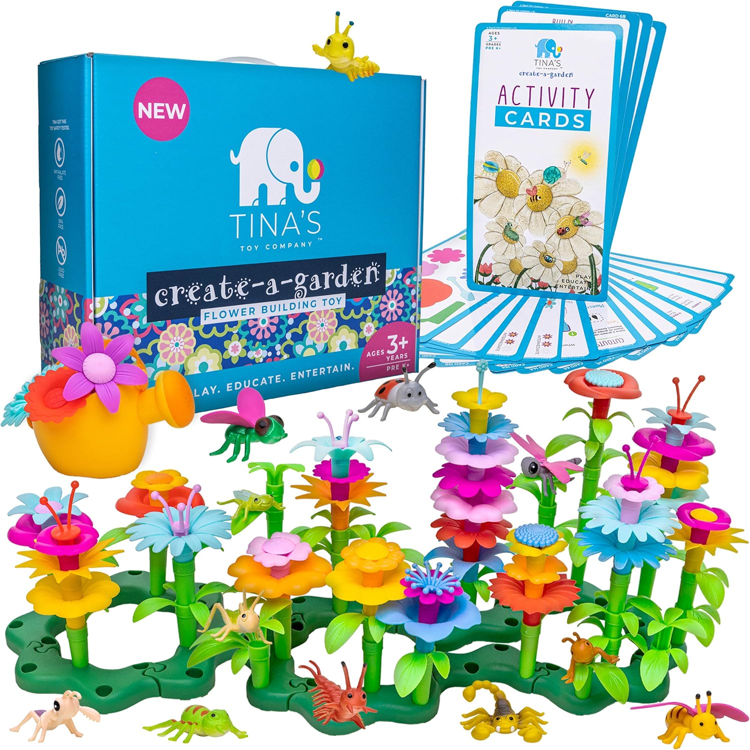 Amazon Flower Garden Building Toys Set Educational Stem Toys For amazon-flower-garden-building-toys-set-educational-stem-toys-for
