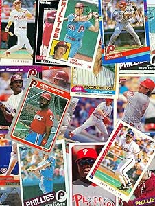 Amazon.com: Philadelphia Phillies Baseball Cards - 200 Card Assortment ...