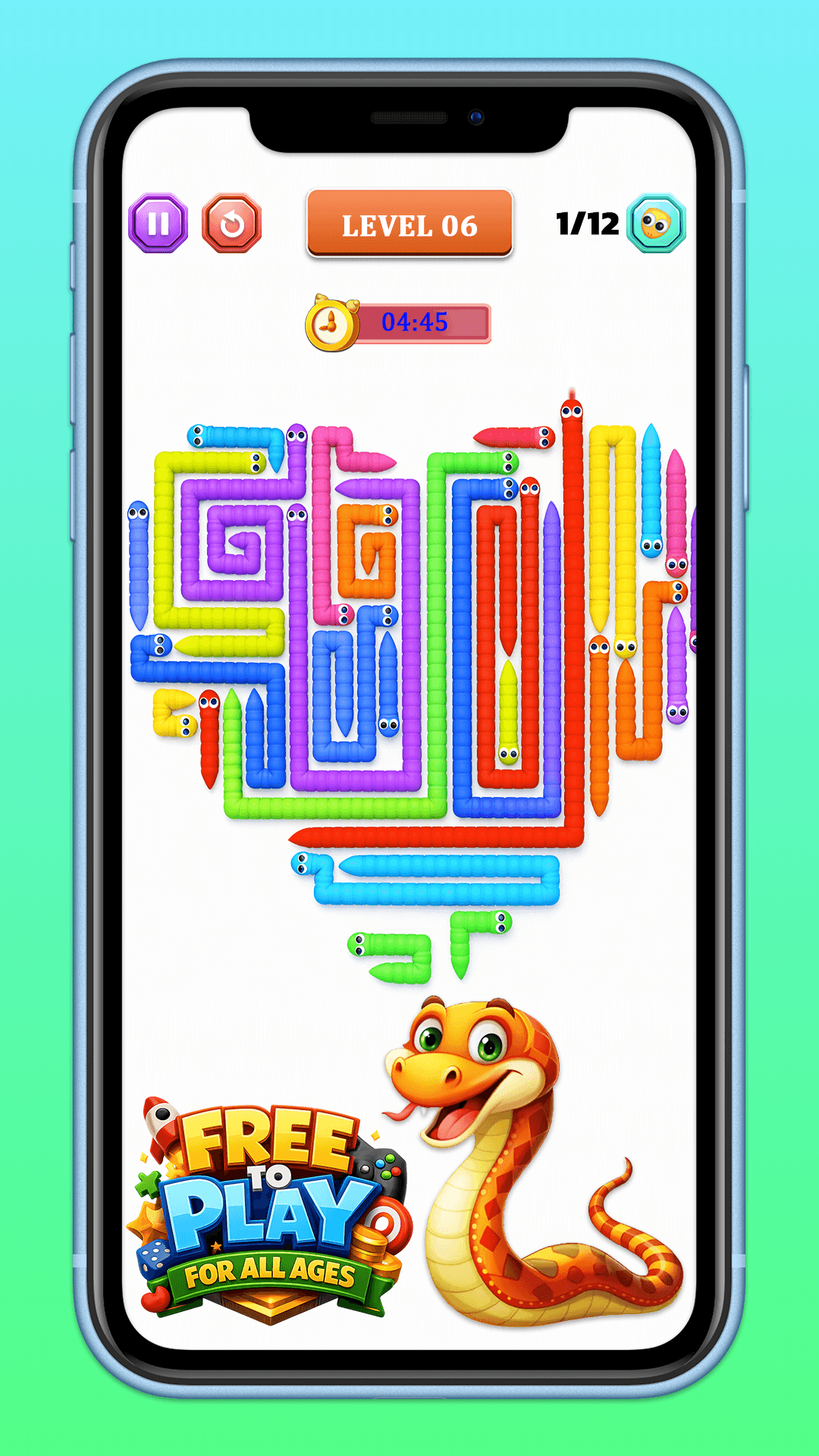 Snake Out Untangle Escape Wiggle Arrow Puzzle - App on Amazon Appstore