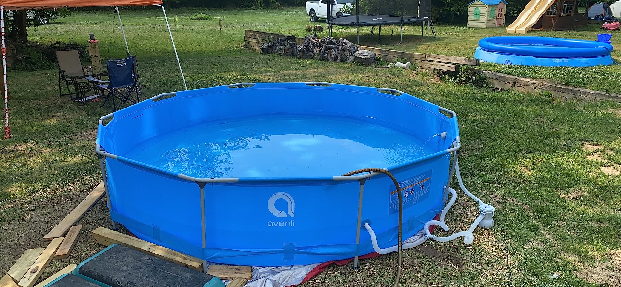 $25/mo - Finance Avenli 12' x 30" Round Metal Framed Above Ground ...